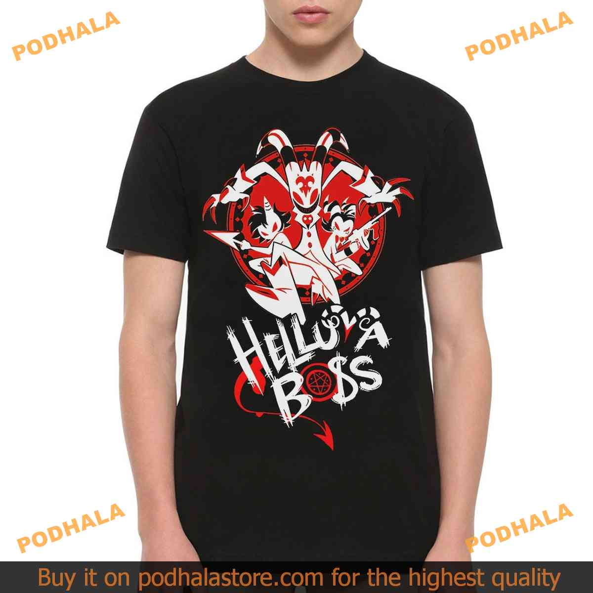 TSHIRT-Hazbin Hotel and Helluva Boss Collaboration Shirt - Walmart.com