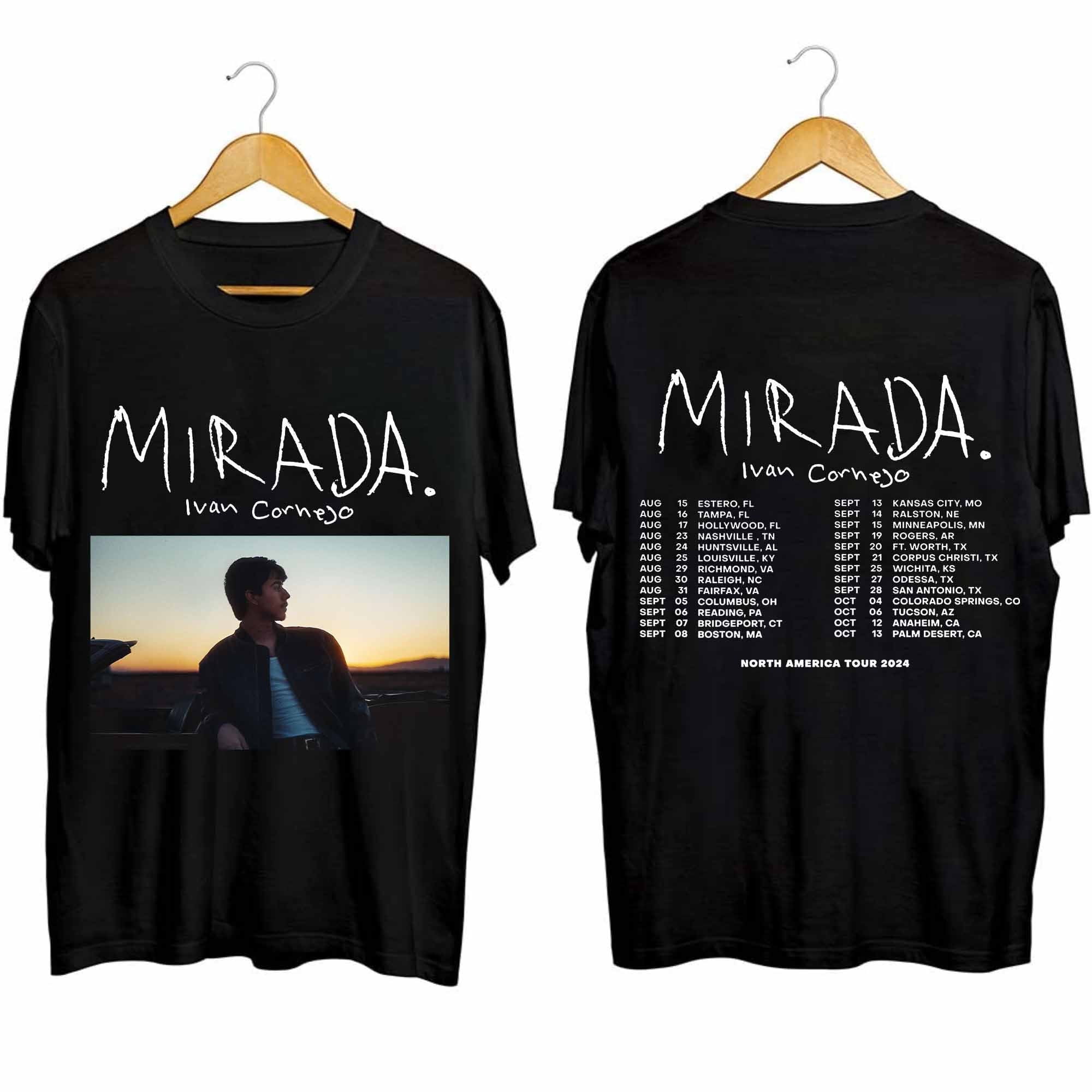 TSHIRT-Ivan Cornejo - Mirada 2024 Tour Shirt, Ivan Cornejo Fan Shirt ...