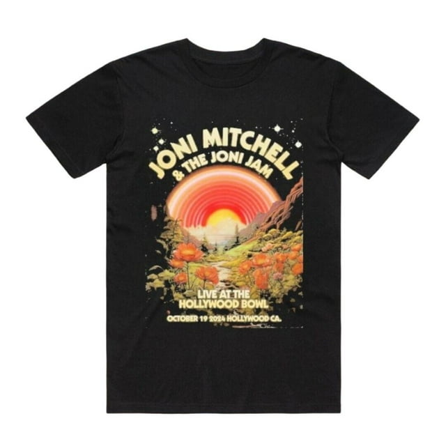 TSHIRT-Joni Mitchell & The Joni Jam Live At The Hollywood Bowl CA Oct ...