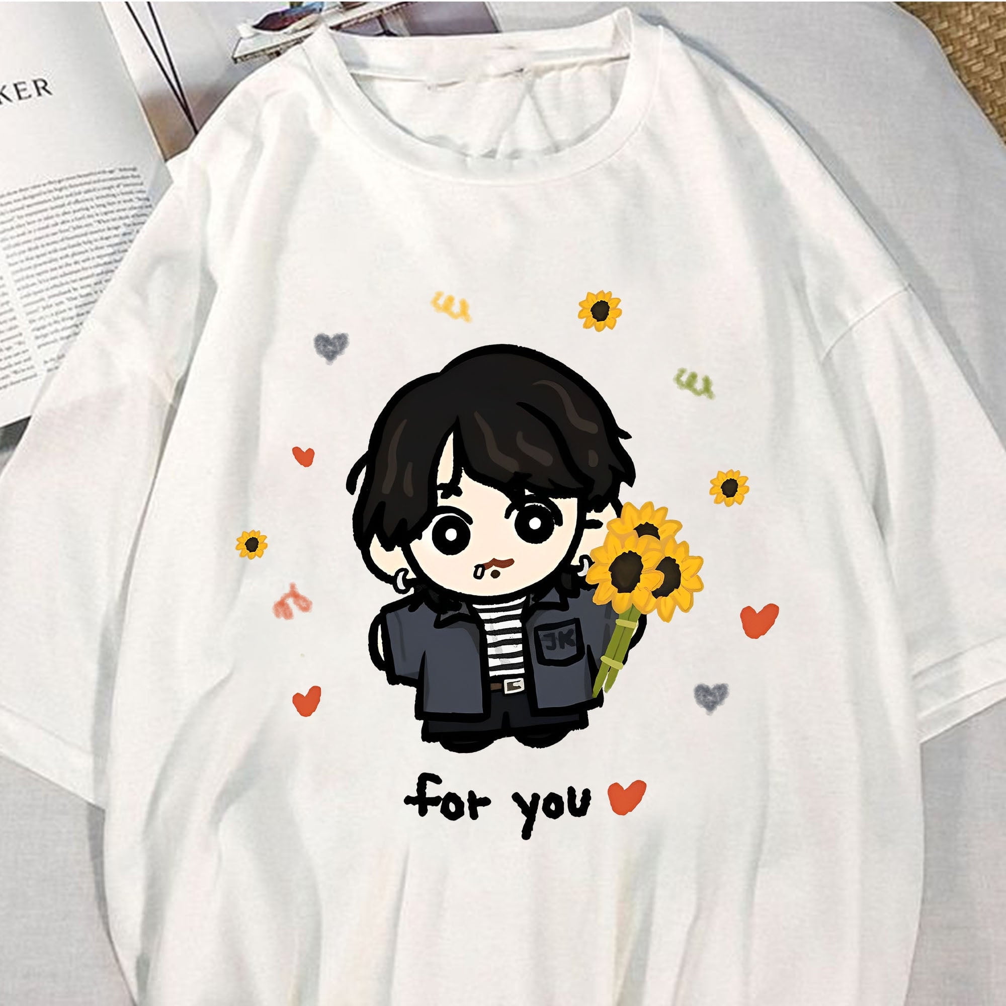 TSHIRT-Jungkook Chibi Fanart Shirt, Jungkook Seven Chibi Tee, Jungkook ...