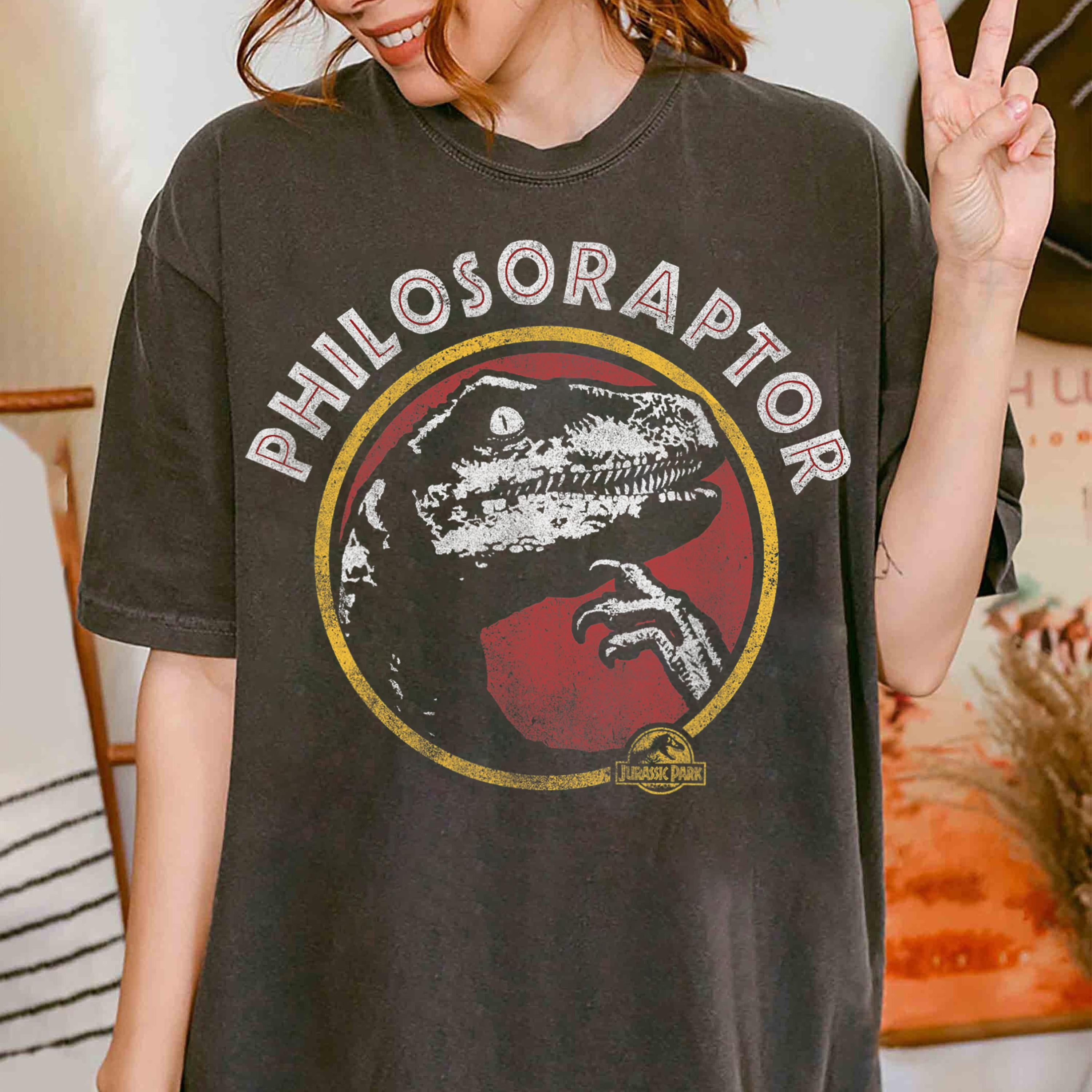 TSHIRT-Jurassic Park Philosopher Funny Humor Shirt, Jurassic Park ...