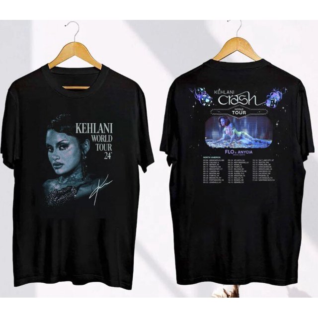 TSHIRT-Kehlani 2024 Concert T-Shirt, Kehlani Crash World Tour 2024 ...