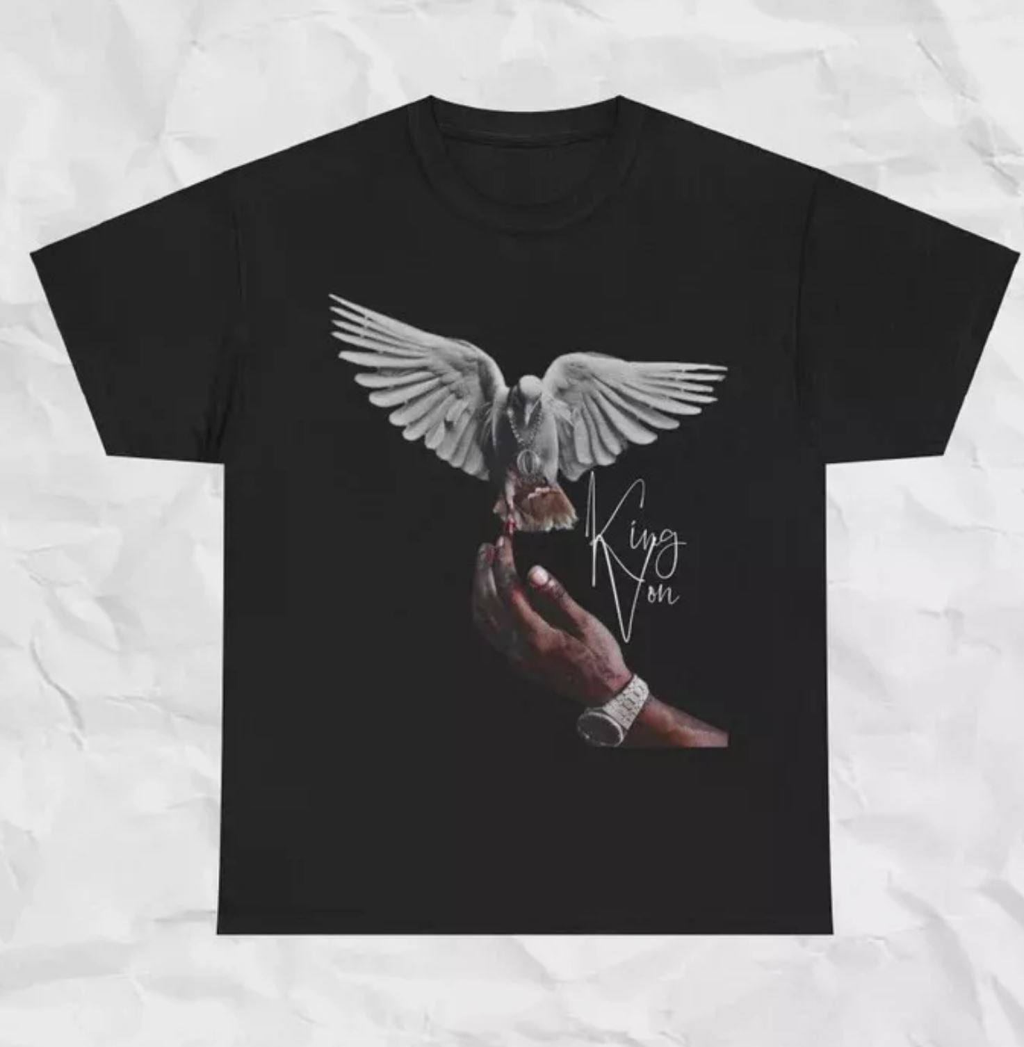 TSHIRT-King Von t-Shirt, Rapper Hip Hip t-Shirt, Concert Merch, O Block ...