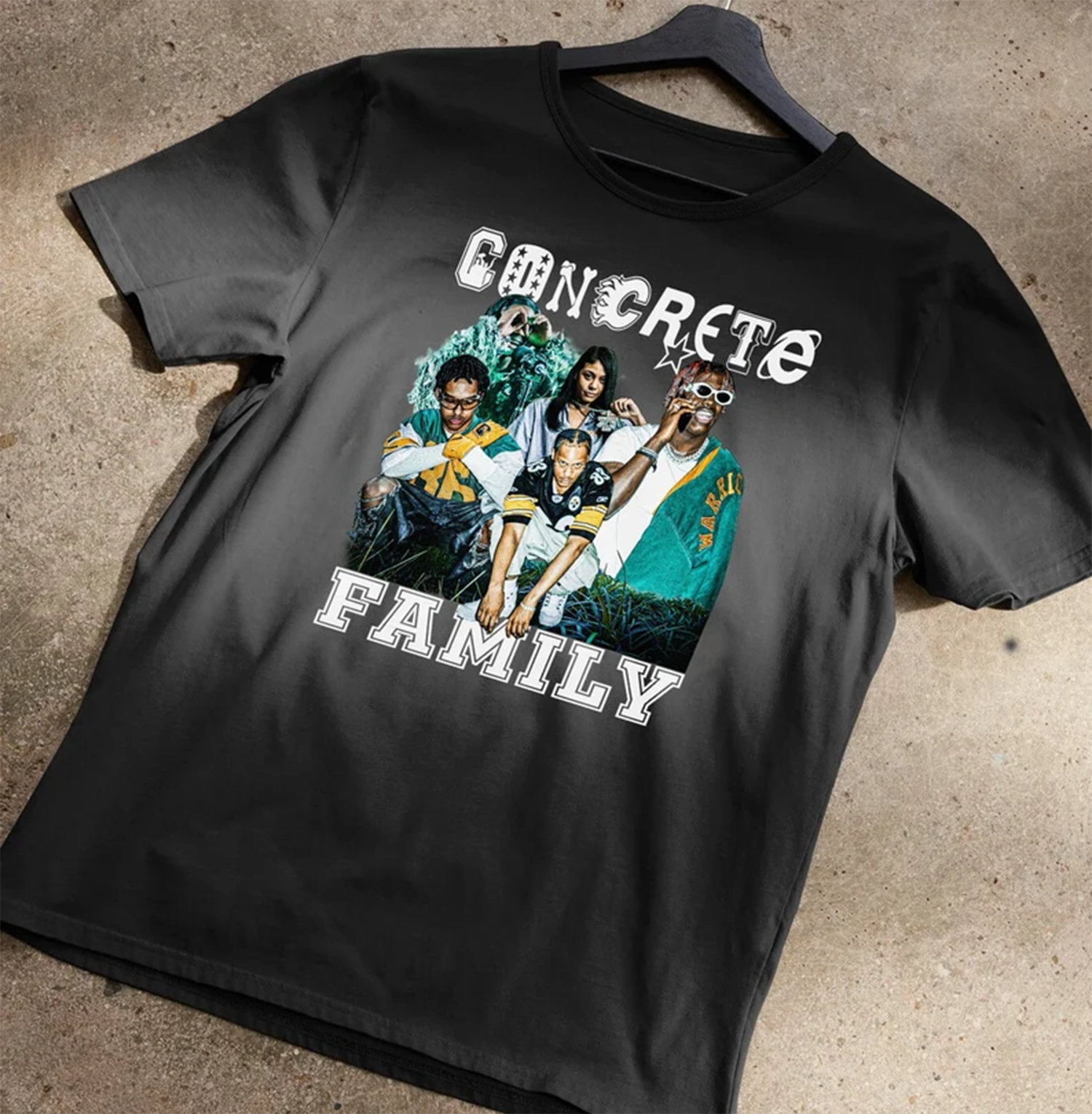 TSHIRT-Lil Yachty Concrete Family Bootleg Retro Vintage Rap 90s Graphic ...