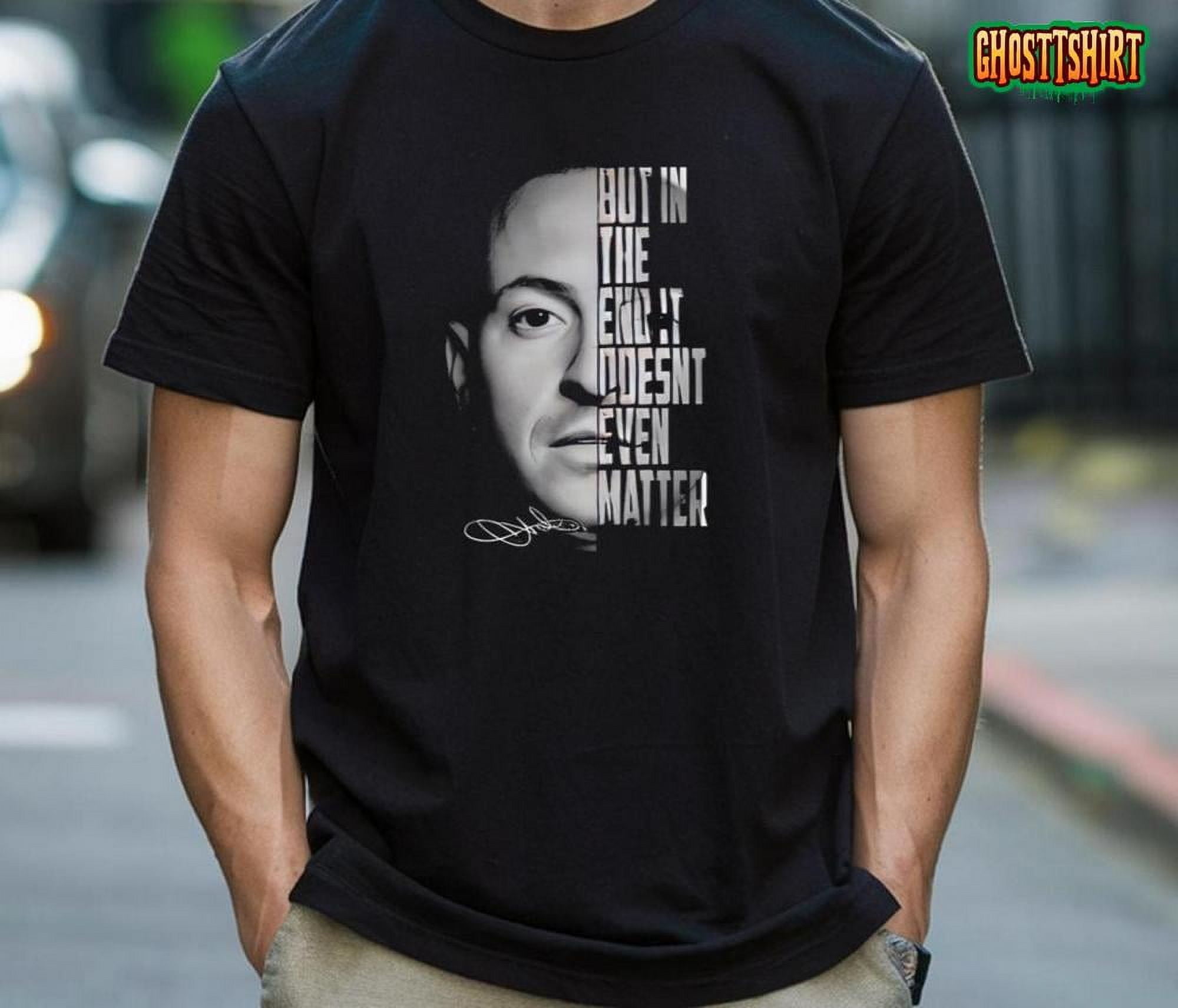 TSHIRT-Linkin Park Chester Bennington In The End Signature T-Shirt ...