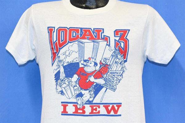 TSHIRT-Local Union 3 IBEW NY Old Skyline Twin Towers t-shirt - Walmart.com