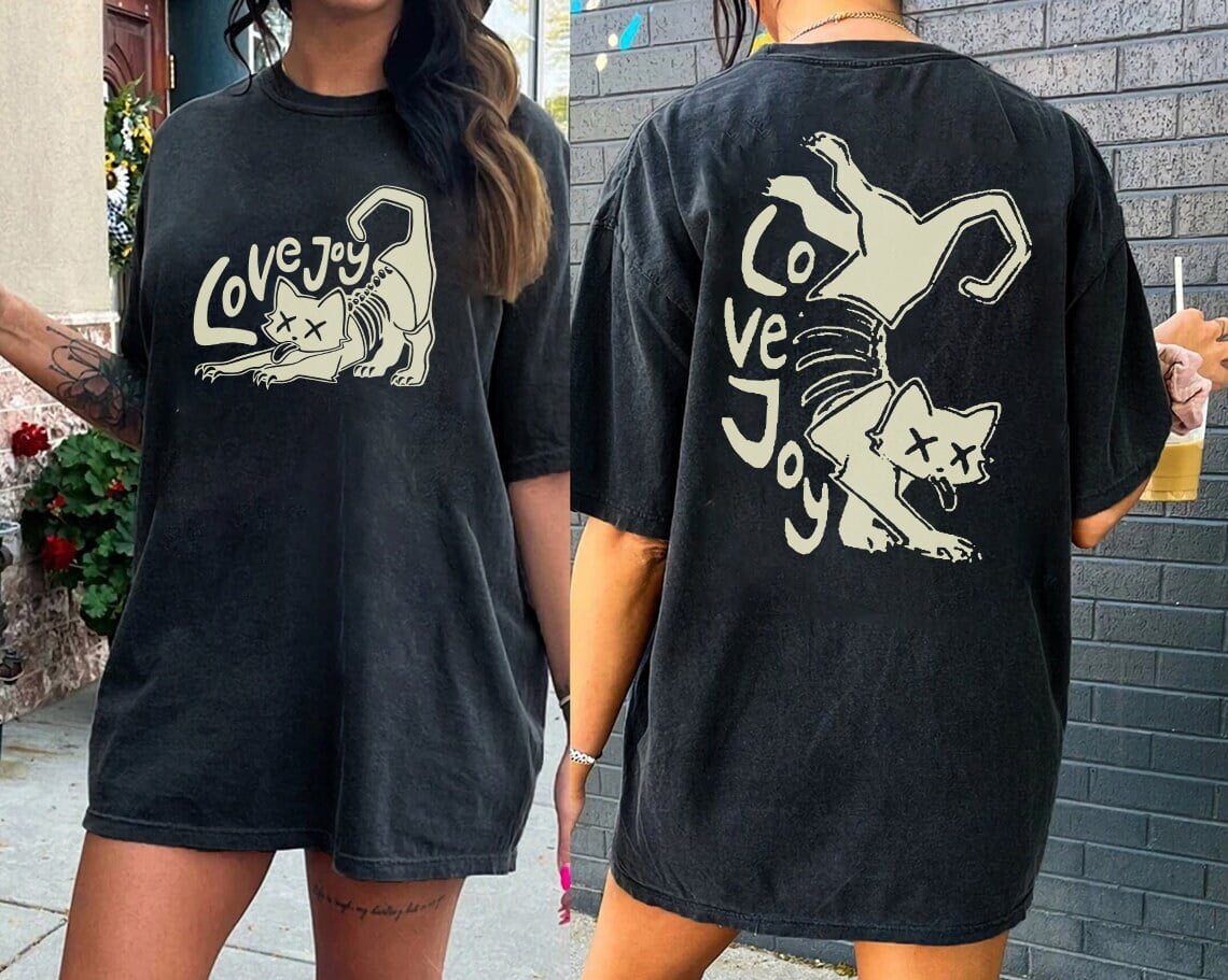 TSHIRT-Lovejoy The Lazy Cat 2 Sides Shirt, Lovejoy North Autumn Tour ...