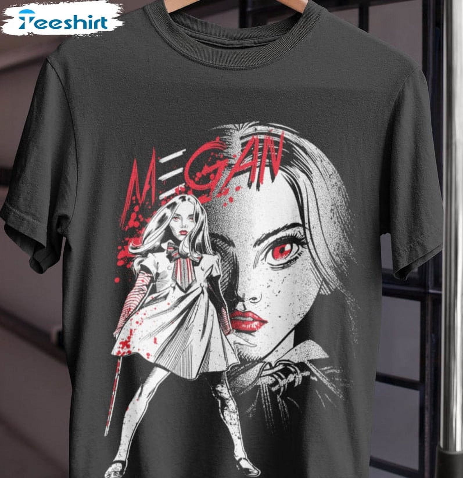 TSHIRT-M3gan Horror Movie Shirt, You Should Probably Run Tee Tops ...