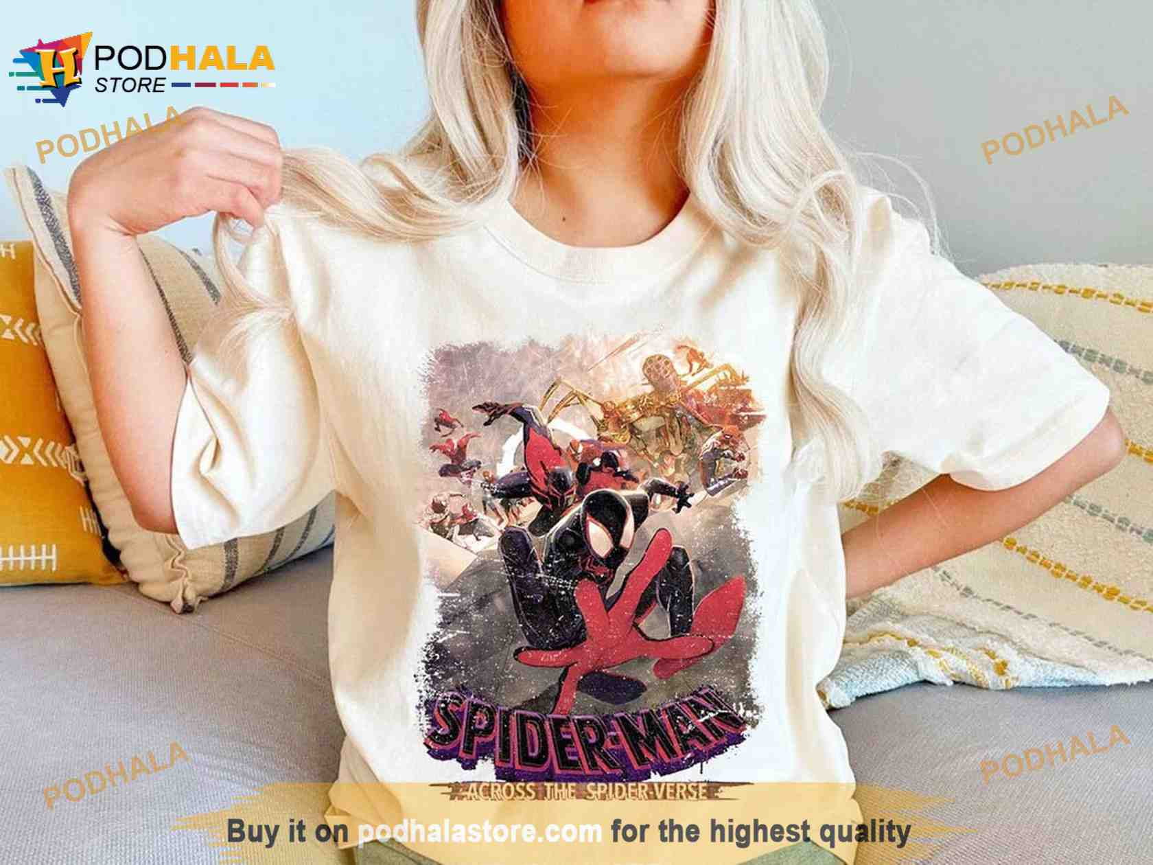 TSHIRT-Marvel Spider-Man Across the Spider-Verse Shirt, Spiderman ...