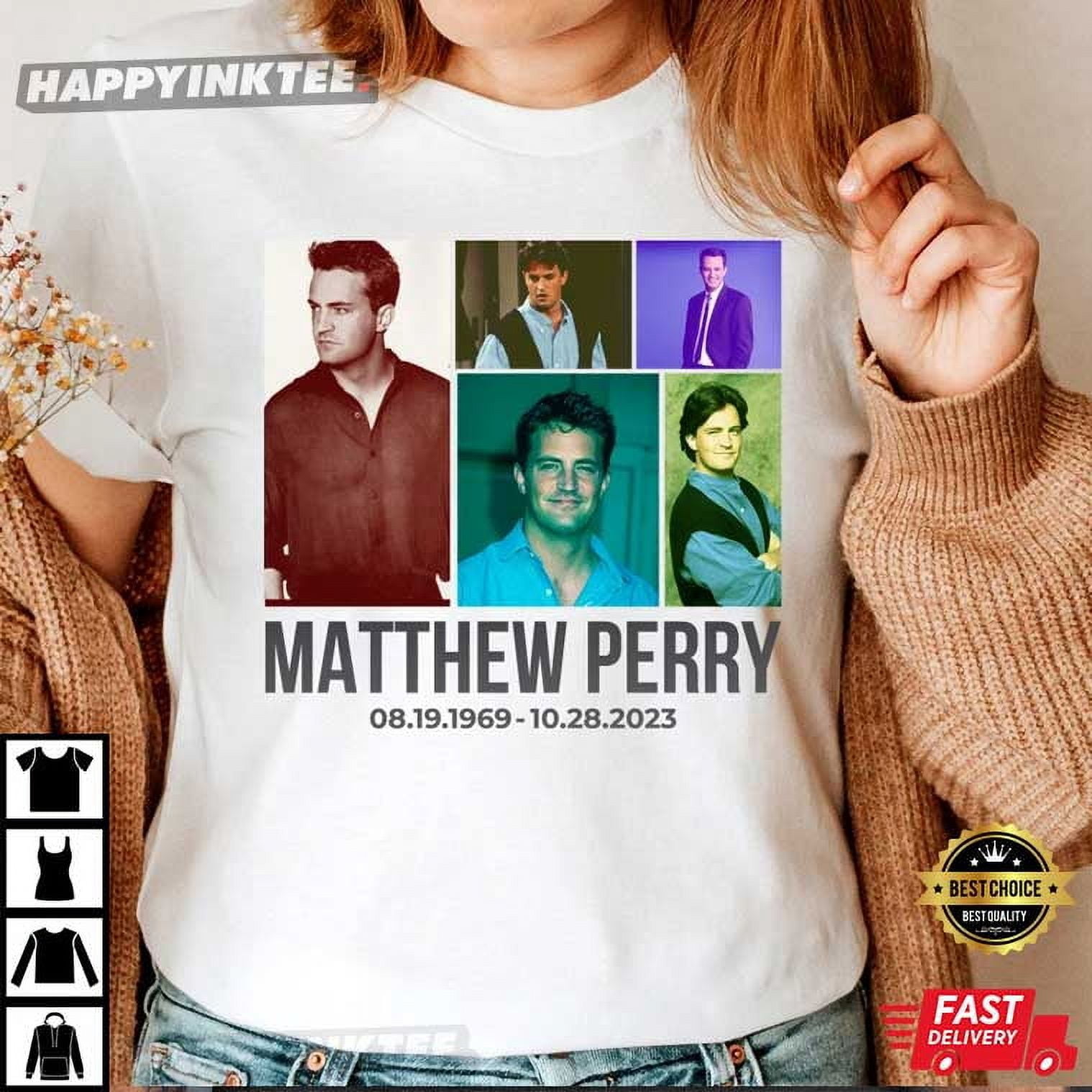 TSHIRT-Matthew Perry Thank You for Your Tribute T-Shirt - Walmart.com