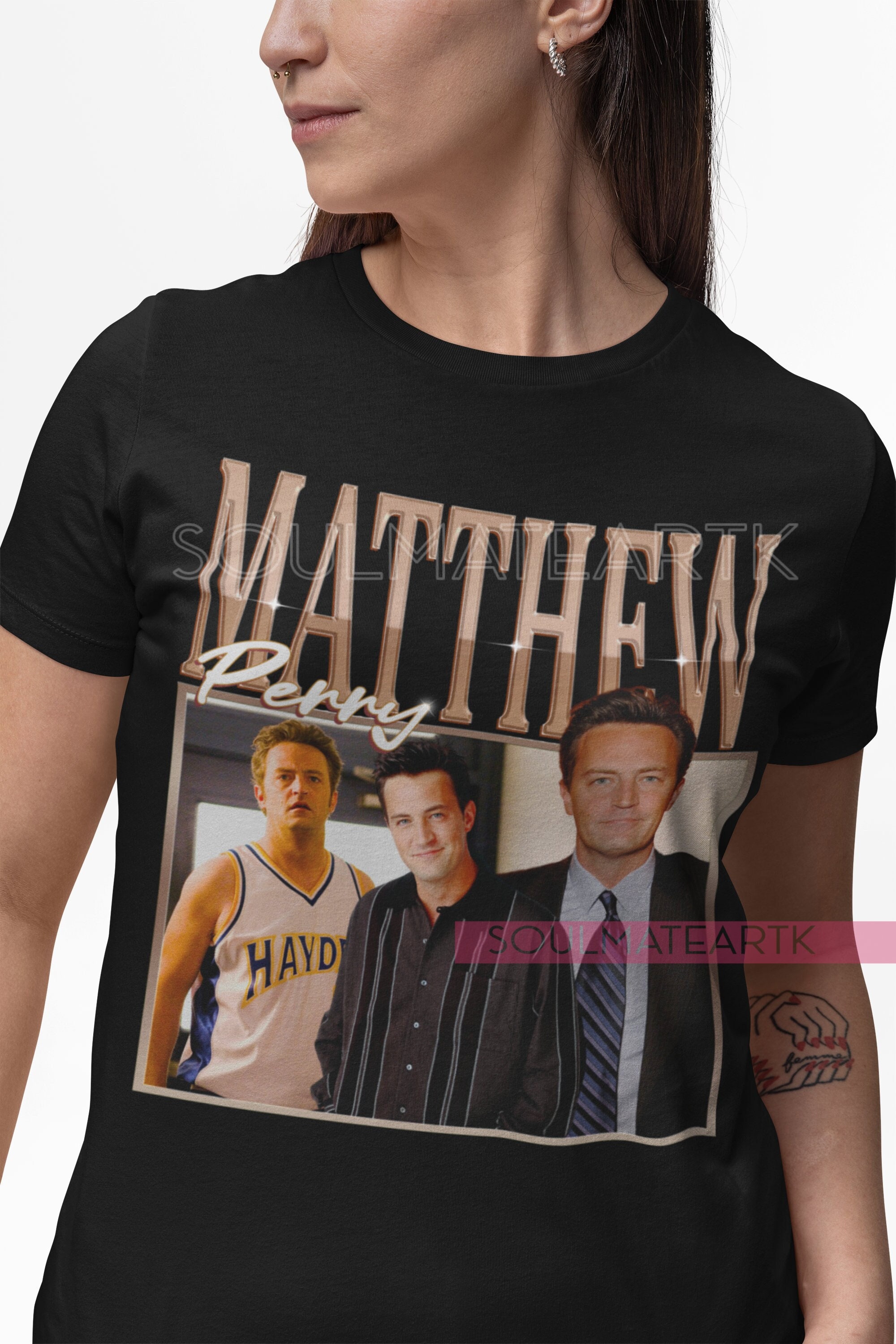 TSHIRT-Matthew Perry Vintage Shirt, Matthew Perry Fan Tees, Matthew ...