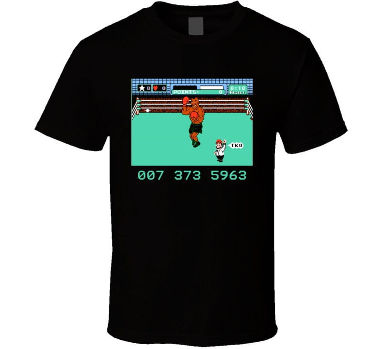 TSHIRT-Mike Tyson's Punch-out Retro Video Game Final Boss Code T Shirt ... TSHIRT-Mike Tyson's Punch-out Retro Video Game Final Boss Code T Shirt ...
