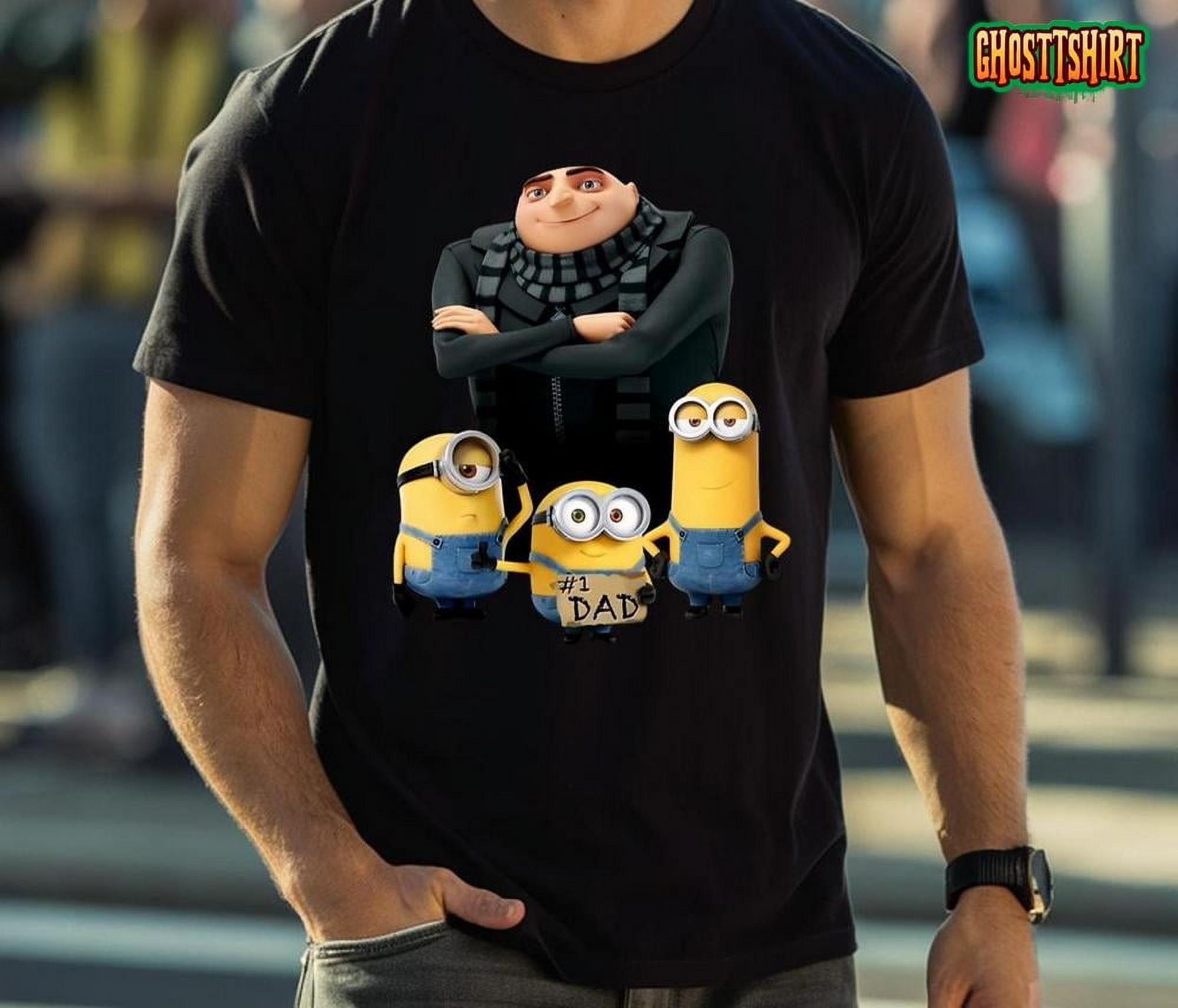 TSHIRT-Minions Father’s Day Gru 1 Dad Cardboard Sign T-Shirt - Walmart.com