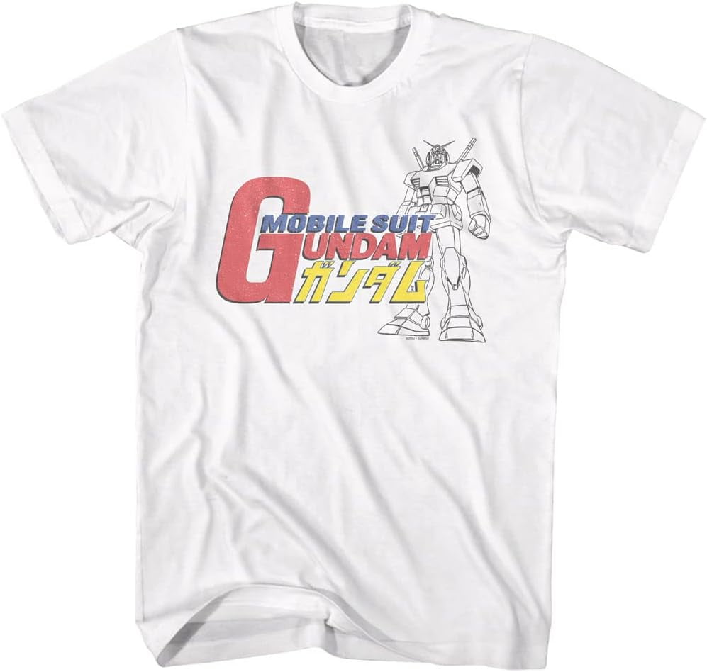 TSHIRT-Mobile Suit Gundam Anime TV Series Japanese - Walmart.com