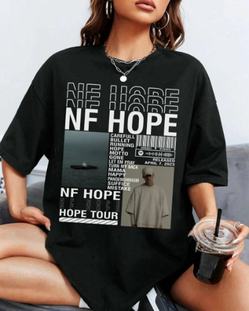 TSHIRT-NF Hope Album Shirt, NF Hope Tour 2024 T-Shirt, NF Fan Gifts ...