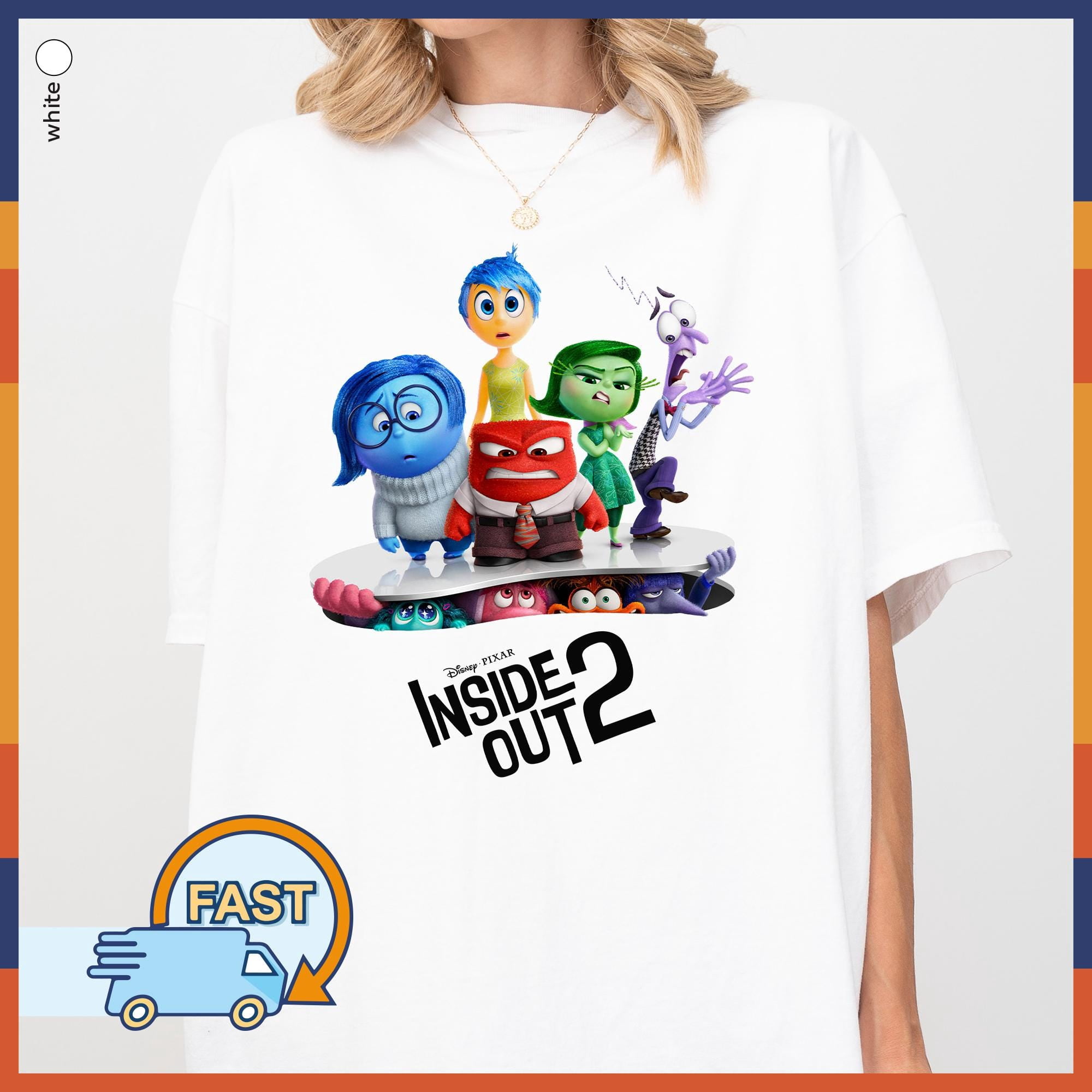 TSHIRT-Pixar Inside Out Characters Group T-shirt, Today Is A Core ...