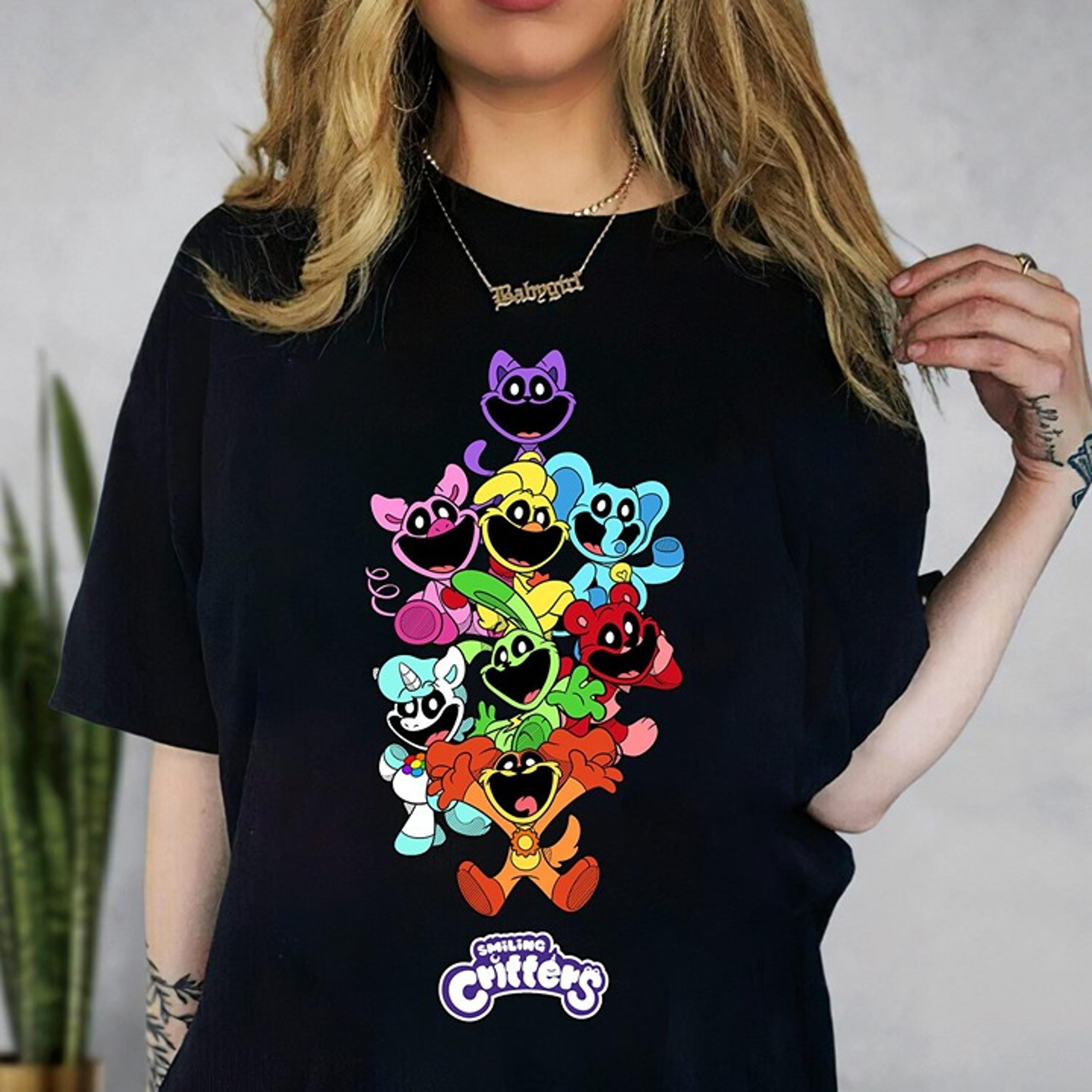 TSHIRT-Poppy Playtime Chapter 3 Smiling Critters Catnap Shirt - Walmart.com