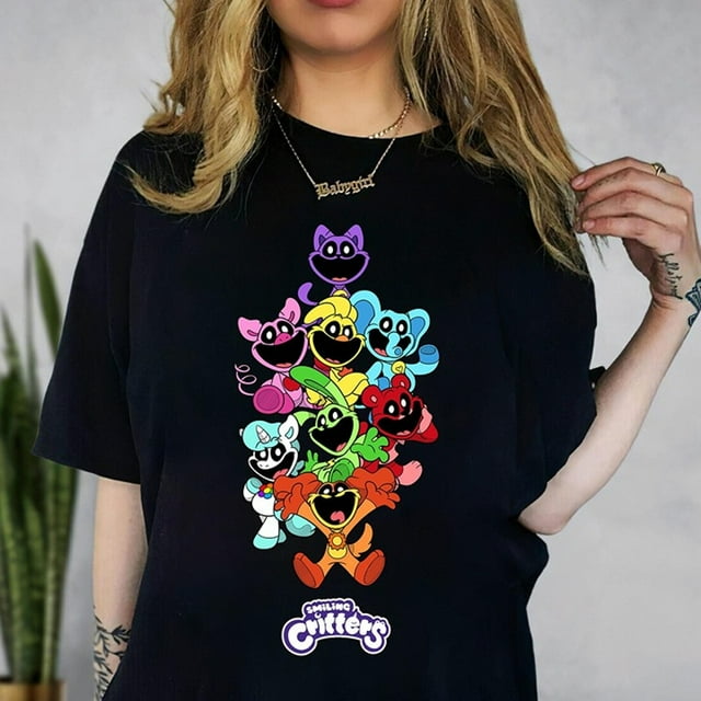 TSHIRT-Poppy Playtime Chapter 3 Smiling Critters Catnap Shirt - Walmart.com