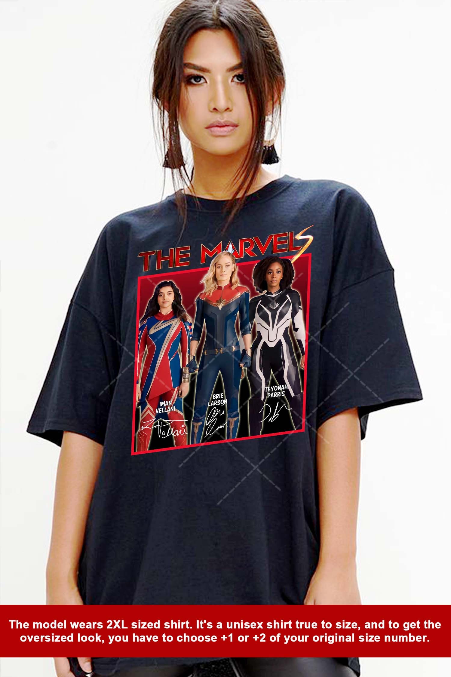 TSHIRT-Popular The Marvels Signature shirt, captain marvel Shirt, miss ...