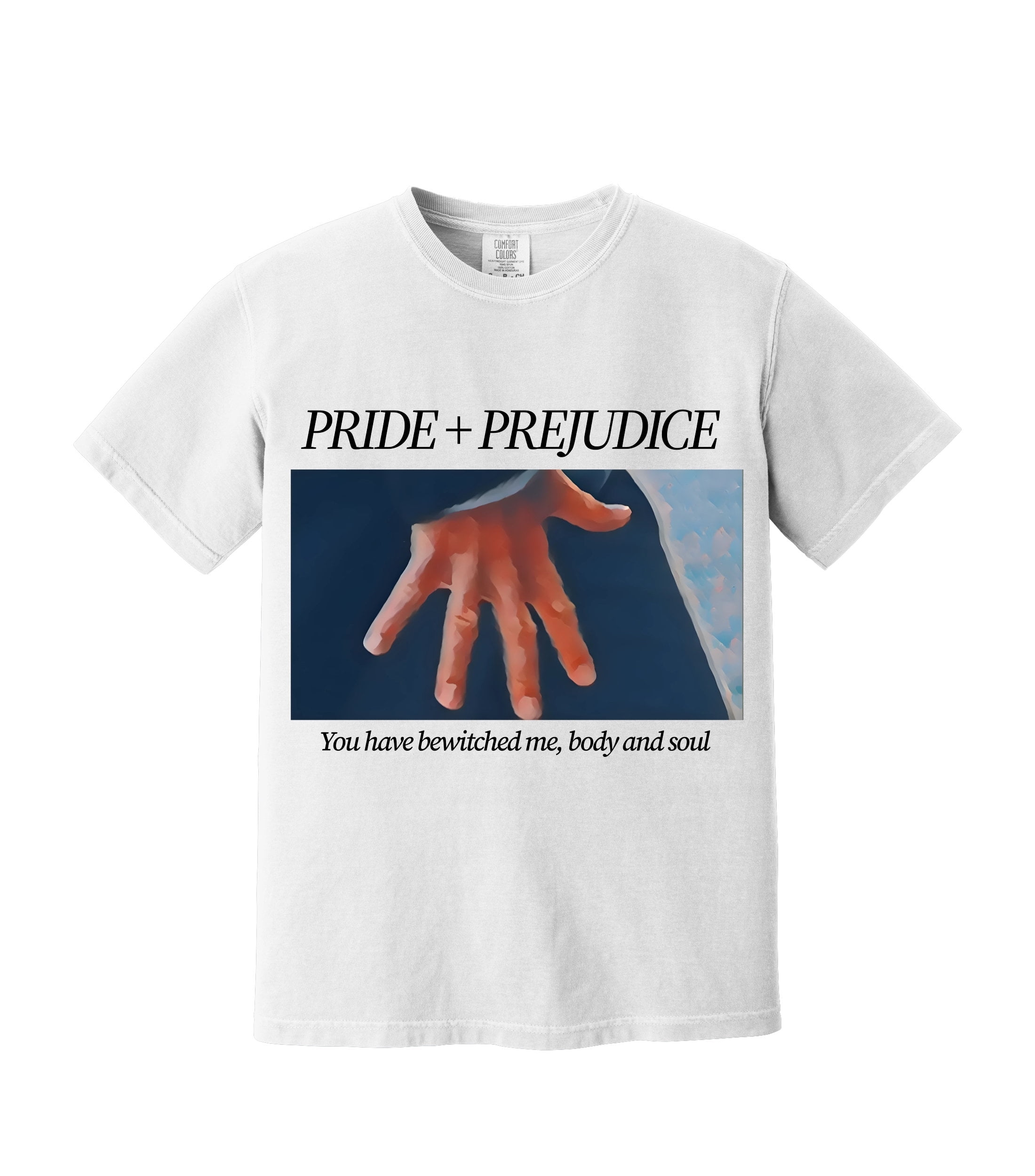 TSHIRT-Pride and Prejudice Hand Flex Scene Shirt, Fitzwilliam Darcy Elizabeth Bennet Shirt ...