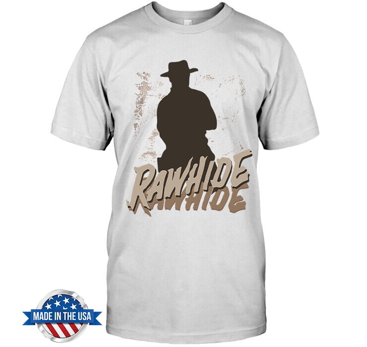 TSHIRT-Rawhide TV series Western Eric Fleming and Clint Eastwood T ...