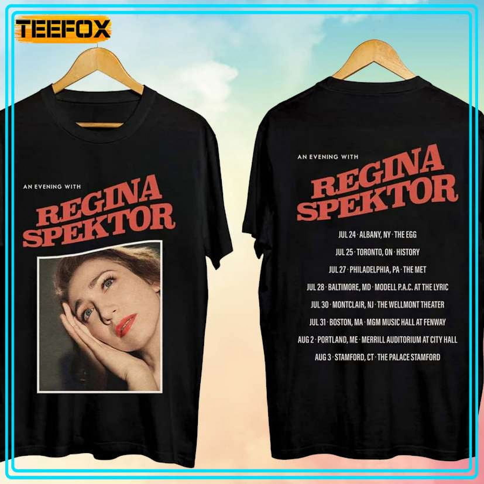 TSHIRT-Regina Spektor Tour 2024 Music T-Shirt - Walmart.com