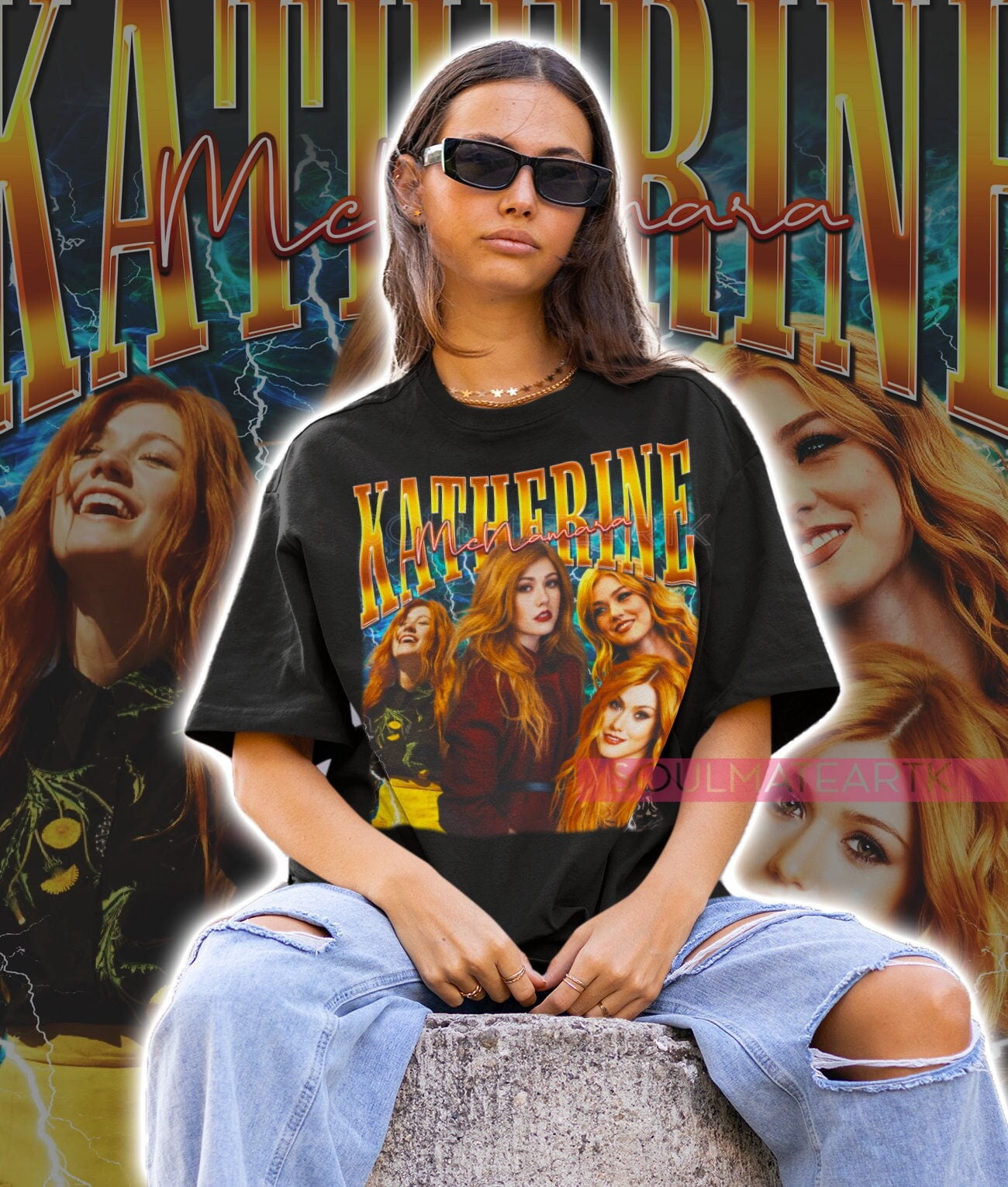 TSHIRT-Retro Katherine McNamara Shirt, Vintage Katherine McNamara ...