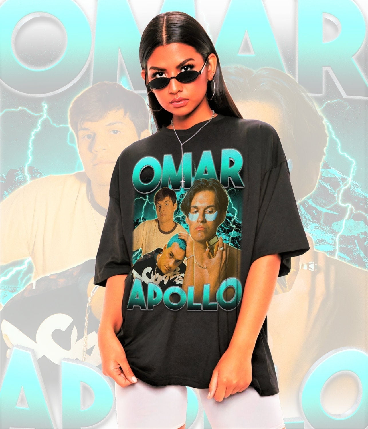 TSHIRT-Retro Omar Apollo Shirt -Omar Velasco Vintage,Omar Apollo ...