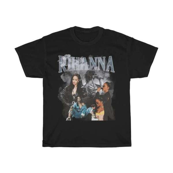 TSHIRT-Rihanna Singer T Shirt Merch Music - Walmart.com