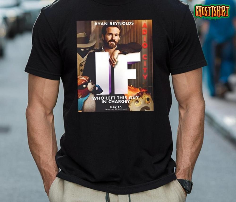 TSHIRT-Ryan Reynolds If Character Poster If Movie T-Shirt - Walmart.com