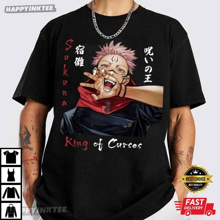 TSHIRT-Ryomen Sukuna King of Curses JJK T-Shirt - Walmart.com