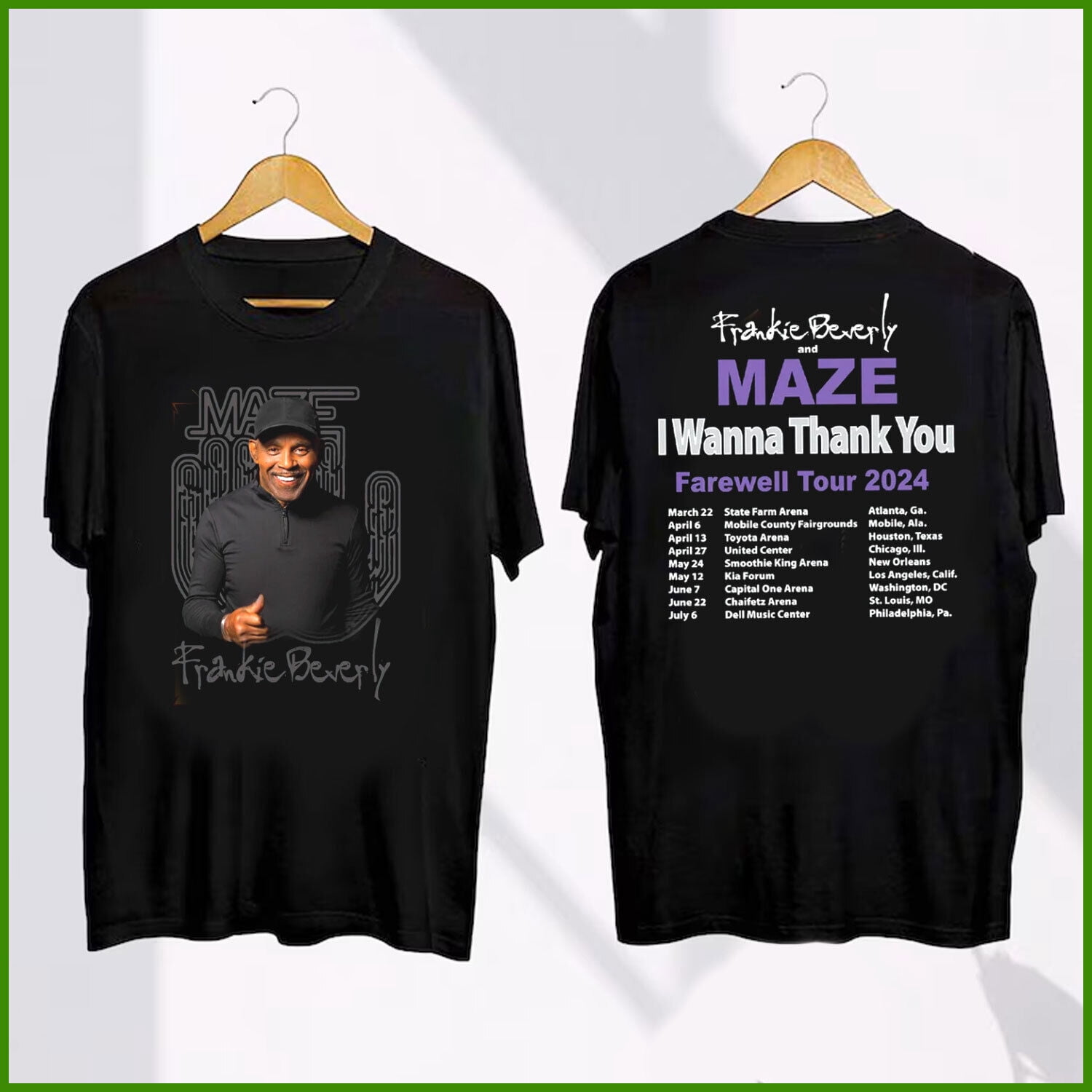 TSHIRT-SALE! Frankie Beverly and Maze Farewell Tour 2024 Tshirt For ...