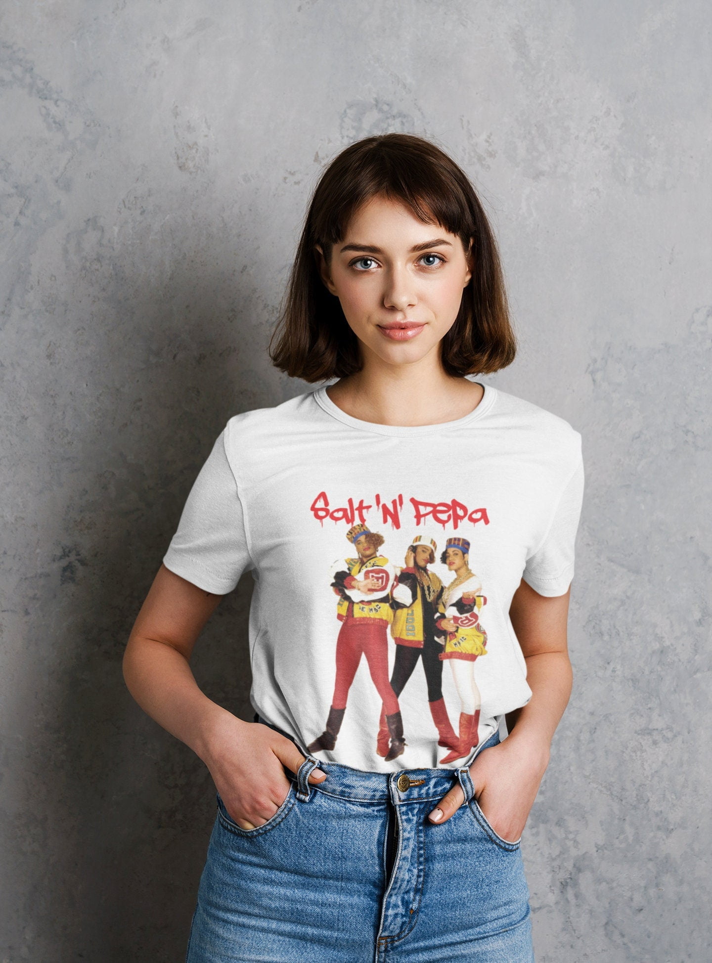 TSHIRT-Salt N Pepa tee shirt vintage 90s merch - Walmart.com