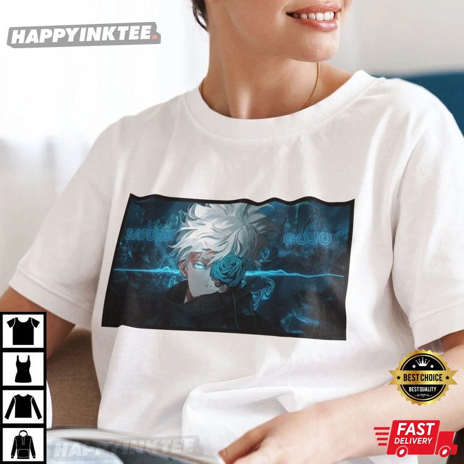 TSHIRT-Satoru Gojo Jujutsu Kaisen Itadori Yuji T-Shirt - Walmart.com