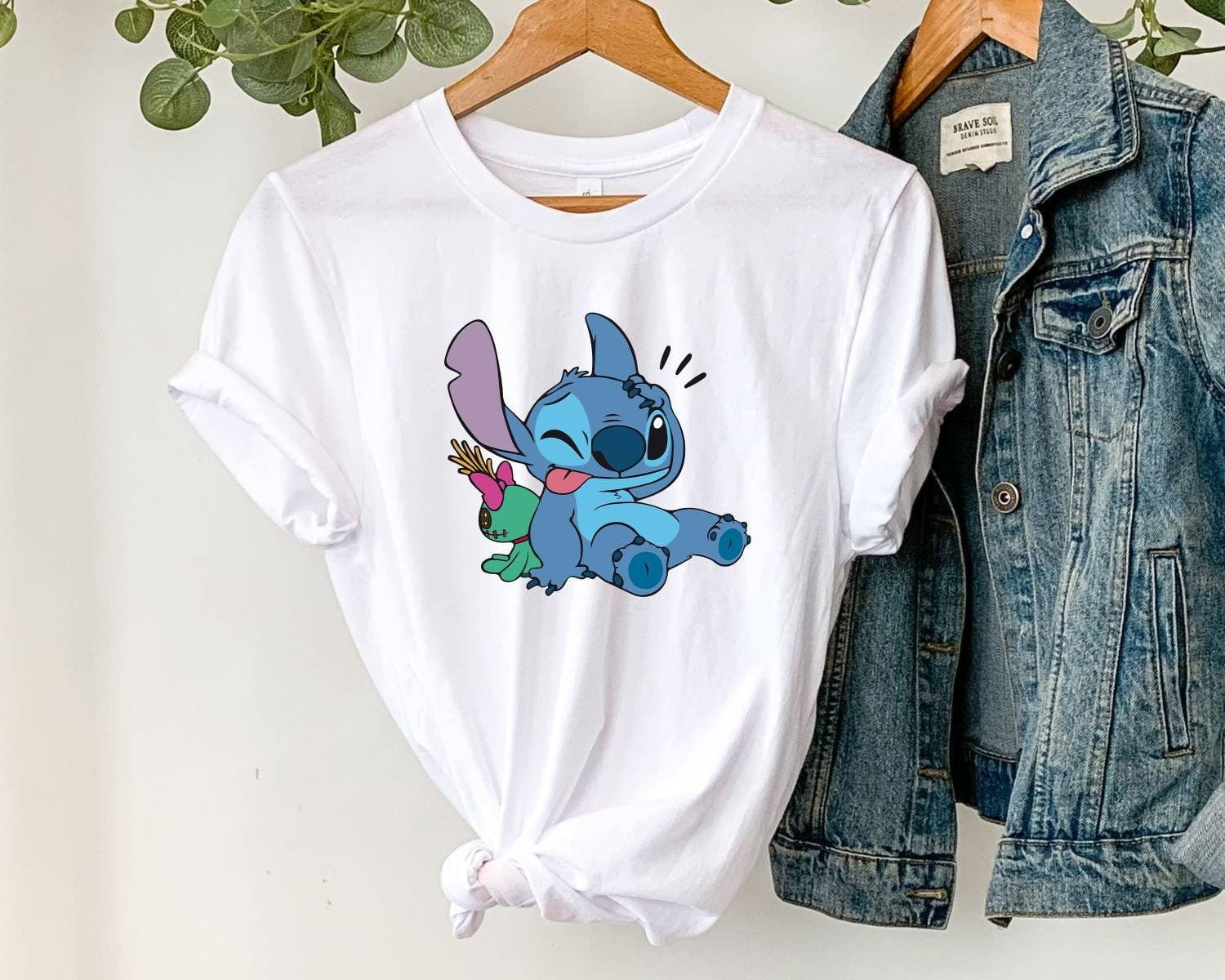 TSHIRT-Stitch and Doll Shirt, Lilo and Stitch Shirt, Ohana Shirt ...