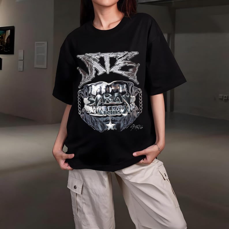 TSHIRT-Stray Kids Ate Mask Shirt, Stray Kids Domiate World Tour ...