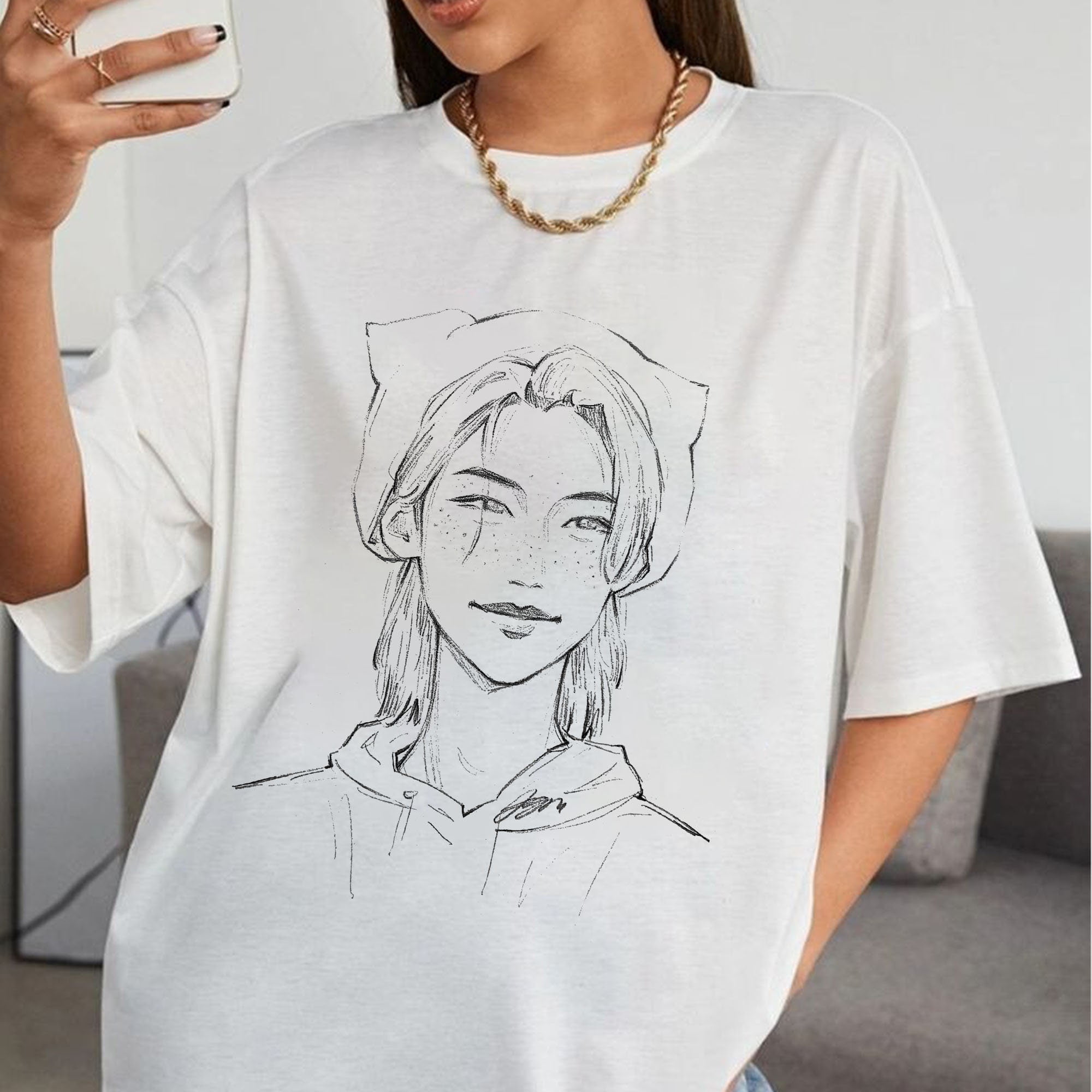 TSHIRT-Stray Kids Fanart Shirt, Felix Fanart Shirt, Stray Kids 5 Star ...