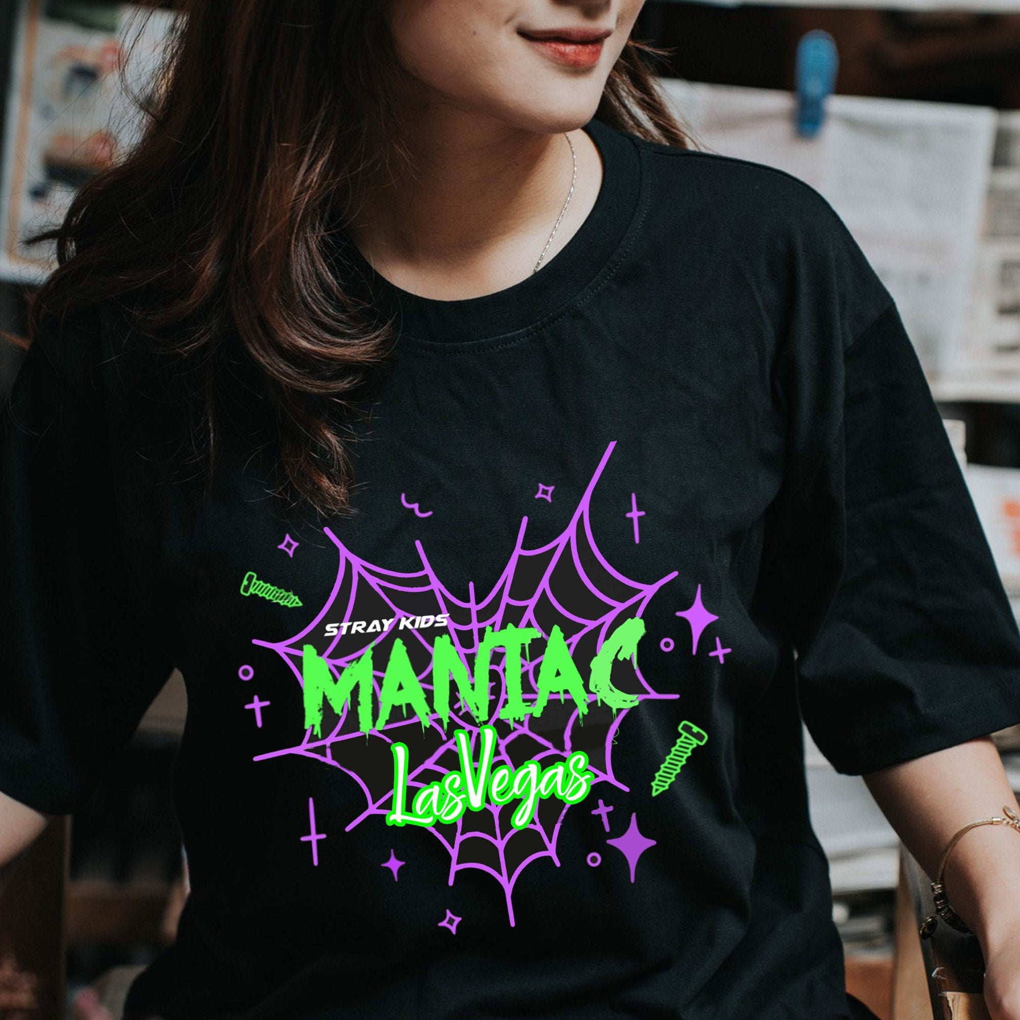 TSHIRT-Stray Kids Maniac 2ND World Tour Encore Sweatshirt, Maniac Stray ...