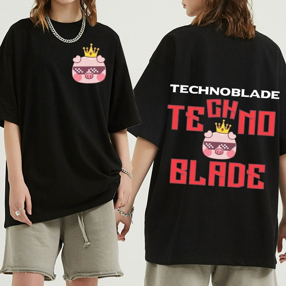 TSHIRT-Technoblade Merch Graphics Print T-Shirt - Walmart.com