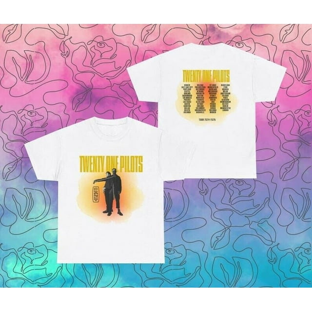 Tshirt Twenty One Pilots Shirt The Clancy World Tour 2024