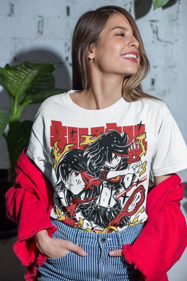 TSHIRT-Unisex Kill La Kill Ryuko Matoi Anime T-Shirt, Manga Waifu Shirt ...