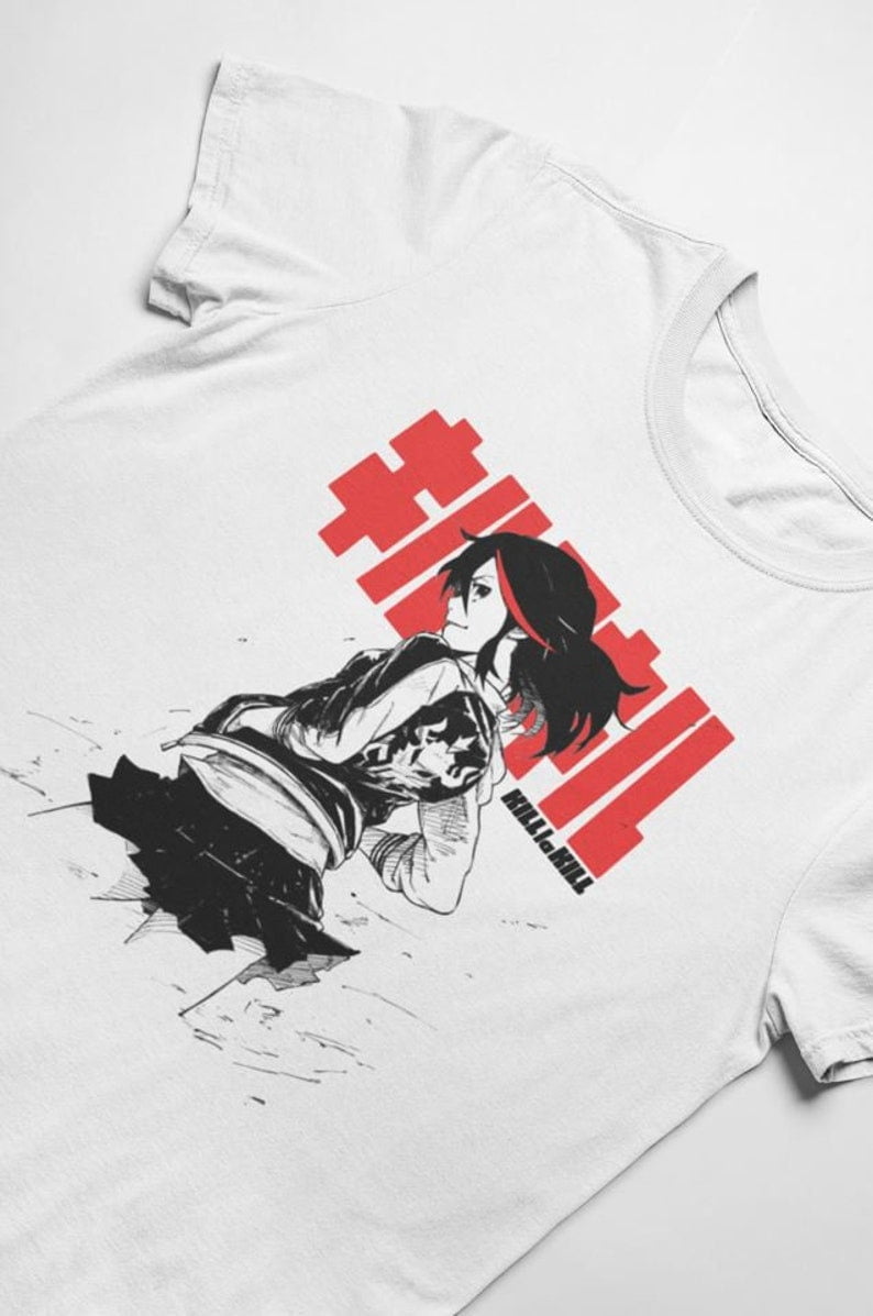 TSHIRT-Unisex Kill La Kill Ryuko Matoi Anime T-Shirt, Manga Waifu Shirt ...
