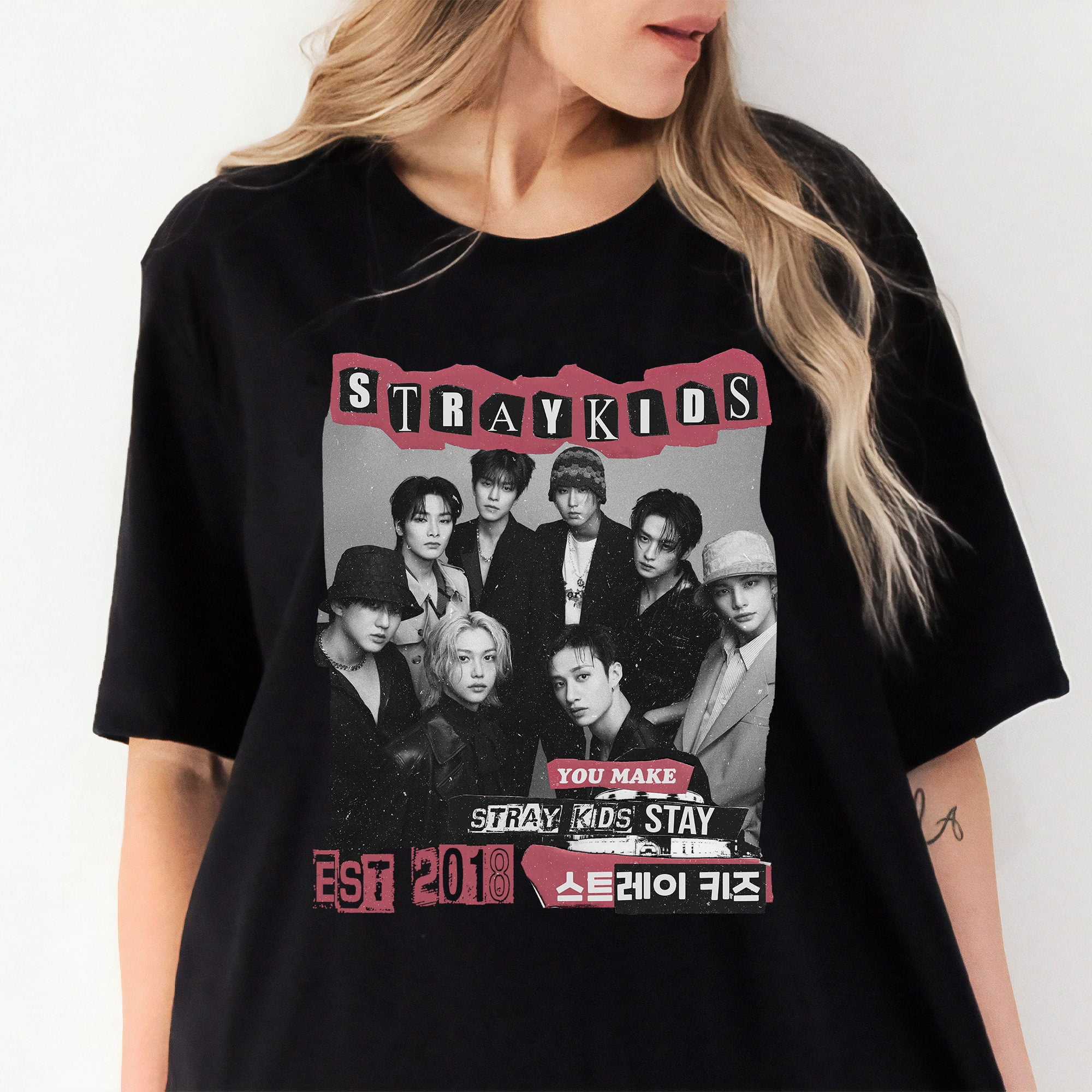 TSHIRT-Vintage Stray Kids Shirt. Retro Stray Kids Shirt. Stray Kids 5 ...