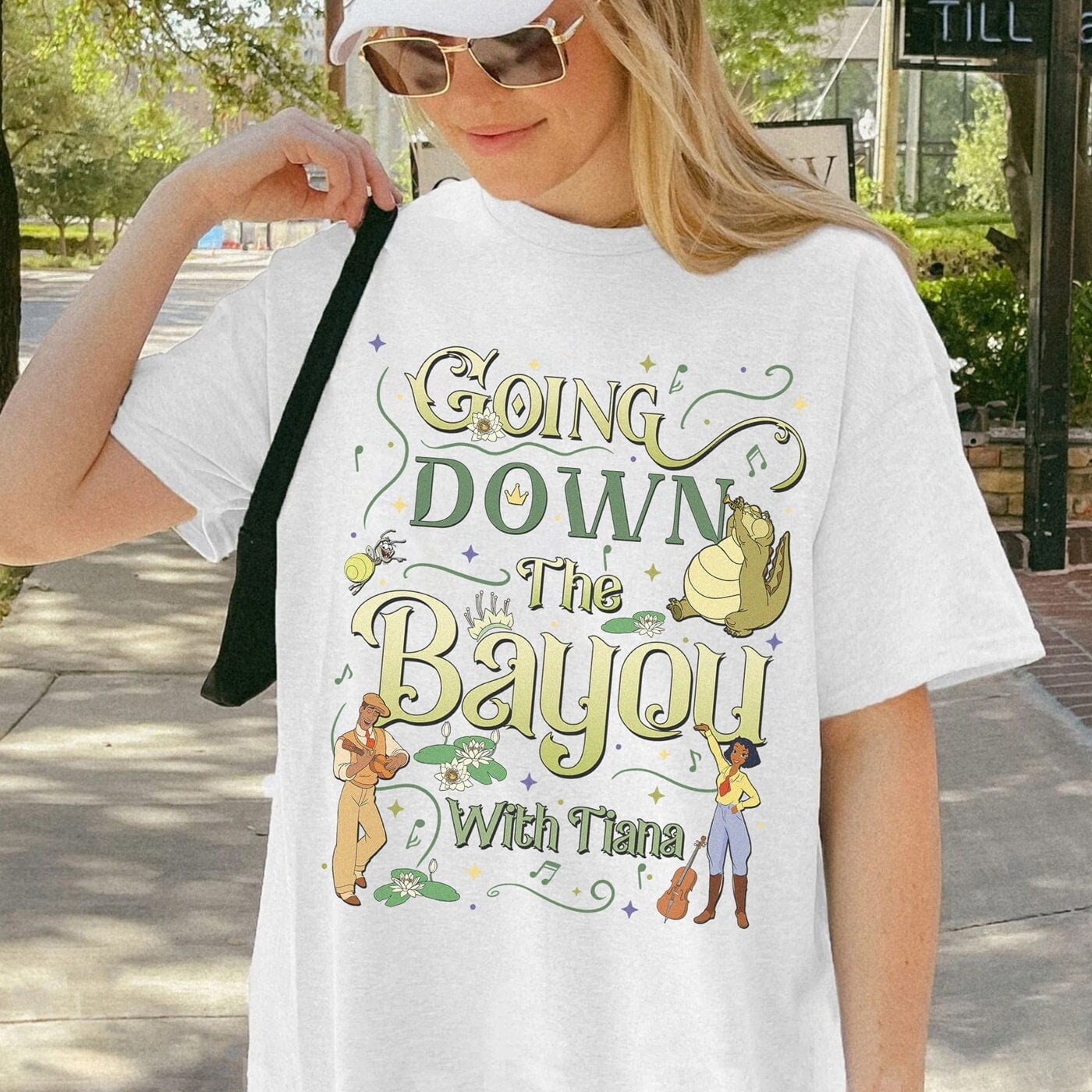 TSHIRT-Vintage Tiana's Bayou Adventure Shirt, Goin' Down The Bayou ...