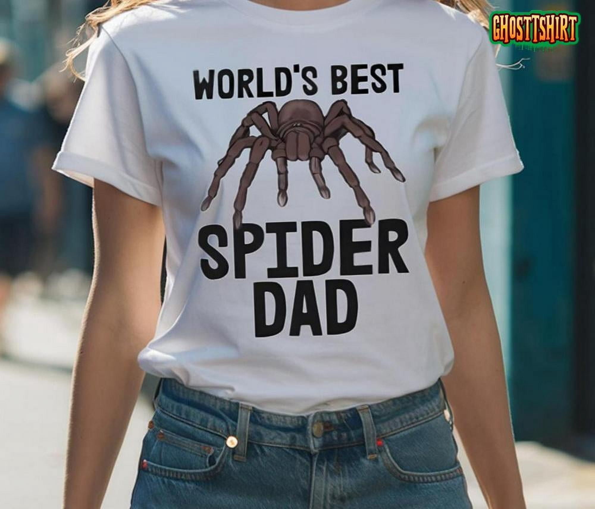 TSHIRT-World’s Best Spider Dad Shirts - Walmart.com