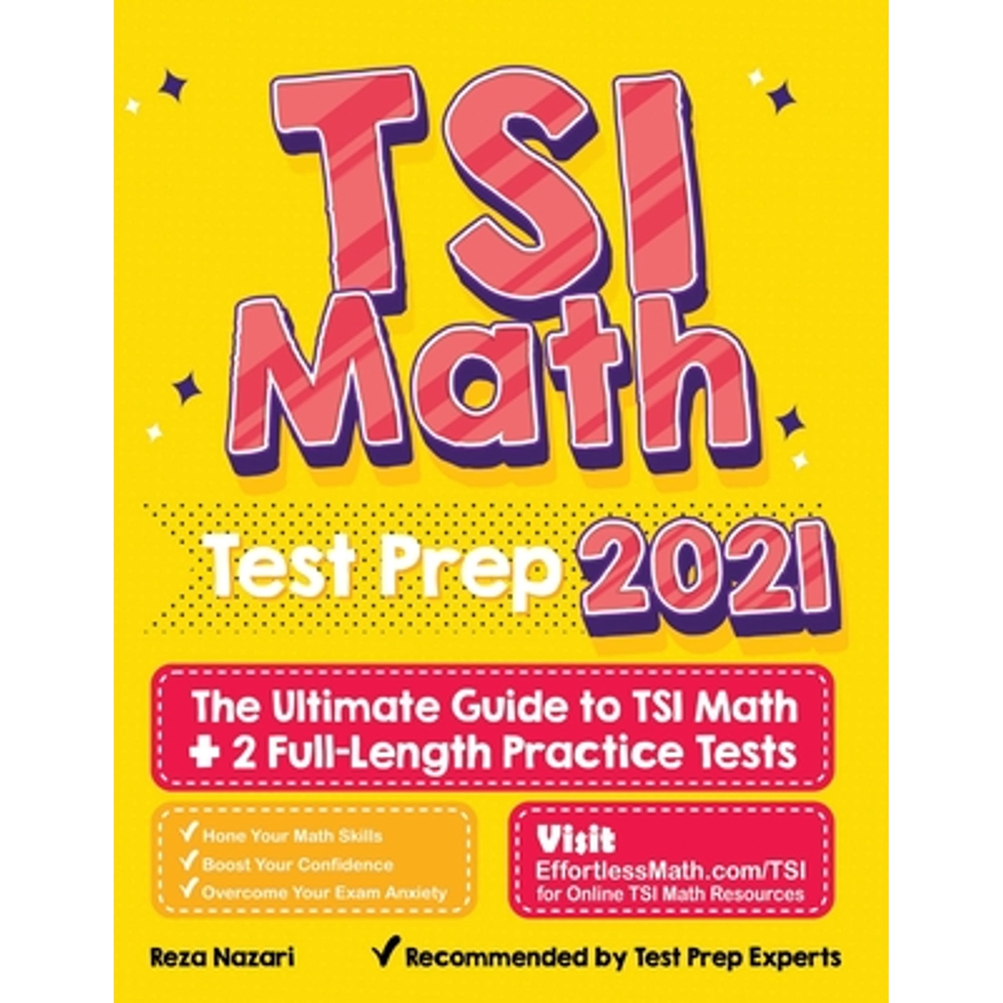 Pre-Owned TSI Math Test Prep: The Ultimate Guide to TSI Math + 2 Full ...
