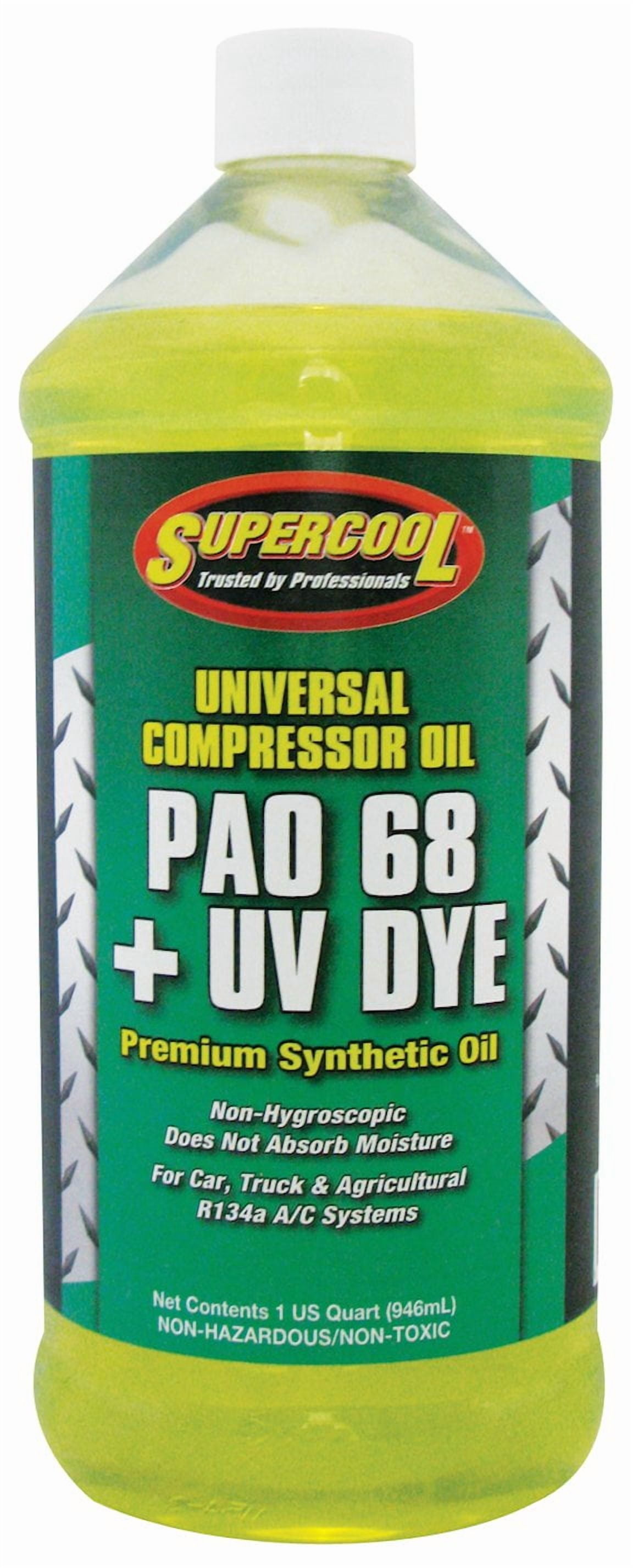 TSI Supercool 25145 PAO 68 Synthetic Lubricant Plus U/V Dye - 32 oz ...