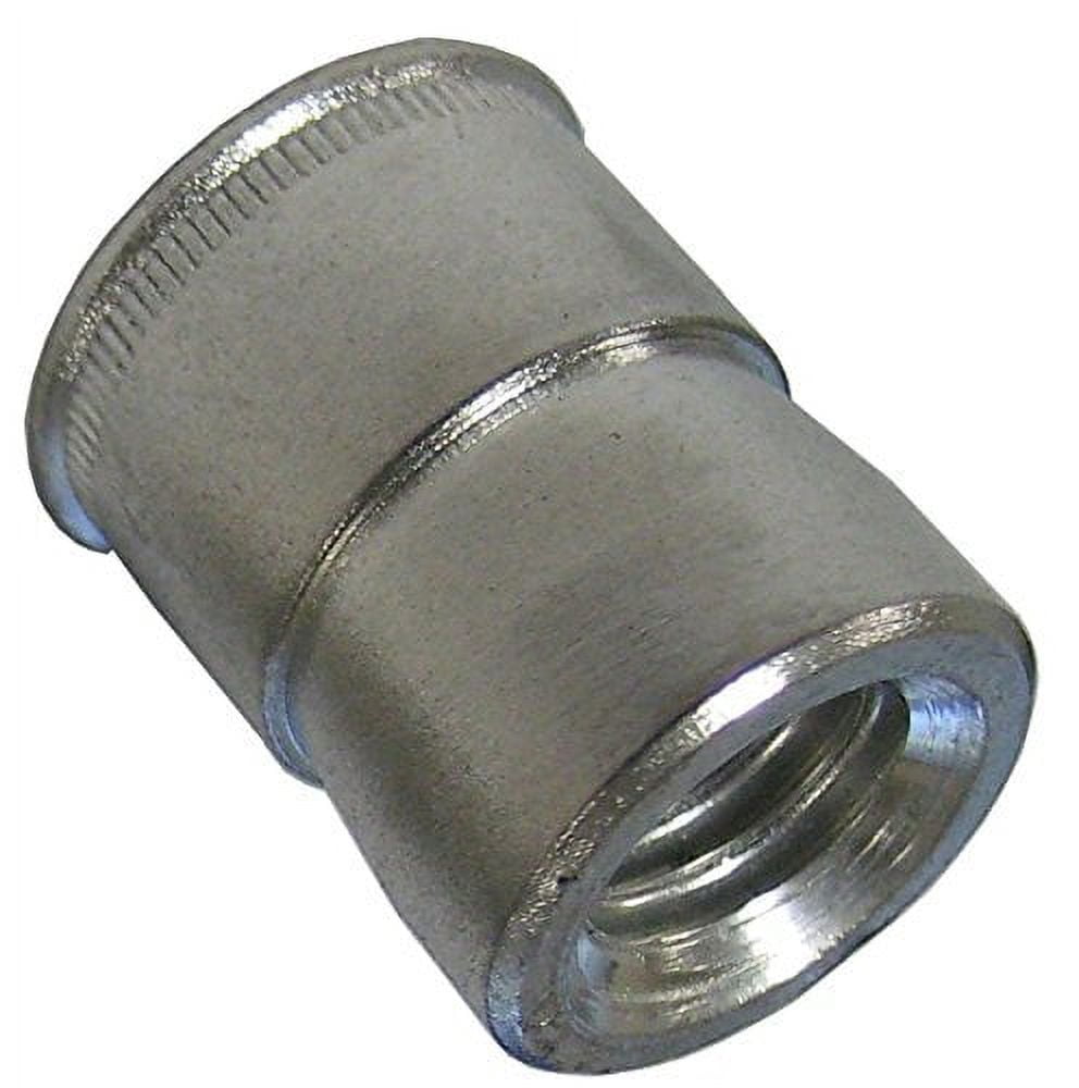 TSK440 4-40 Steel Flush NUT with KNURLS Under Head, Clear CAD Finish ...