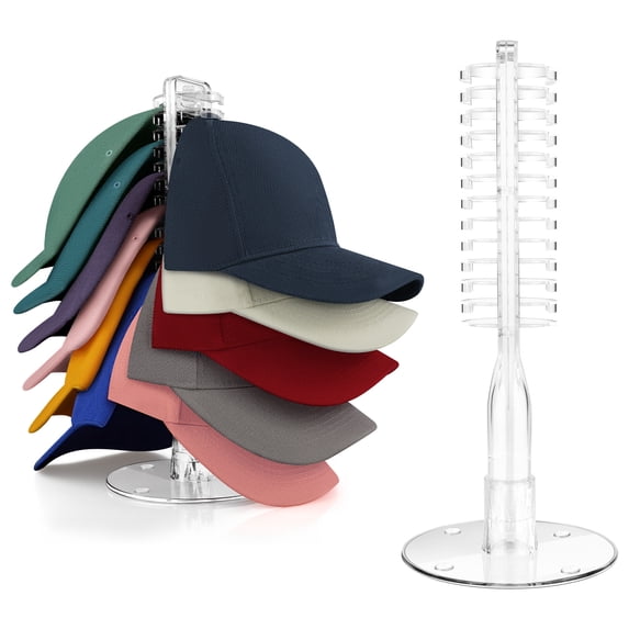 TSOMEI Baseball Cap Hanging Rack, Standing Baseball Cap Organizer ...