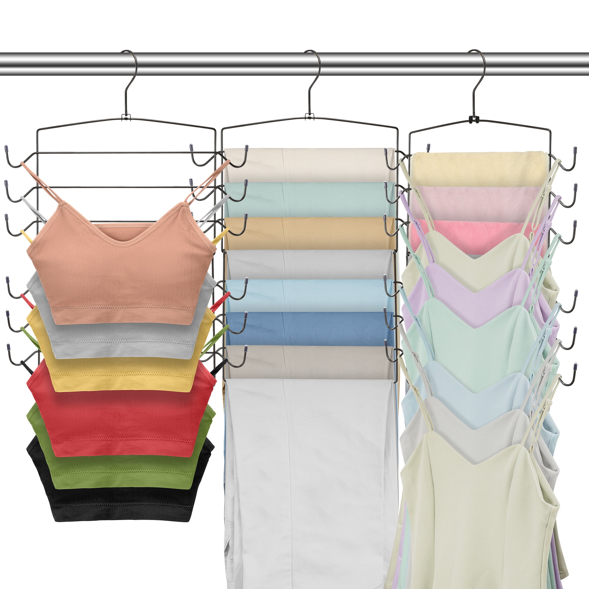TSOMEI Bra Hangers for Closet Organizer, 3 Pack Hangers for Clothes ...